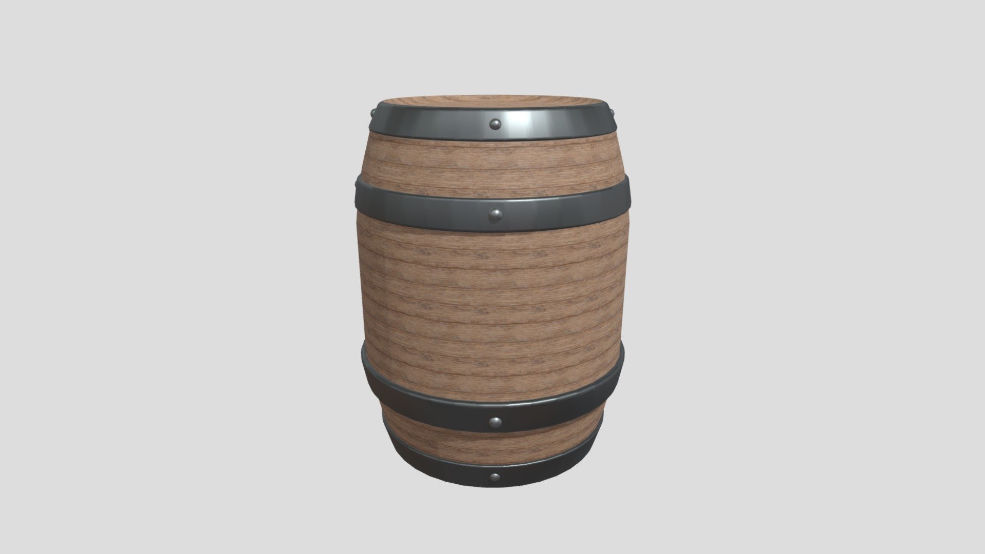 Realistic Wooden Barrel - Game Ready Asset - Download Free 3D model by Hassan Arts (@hassanarts1 ...