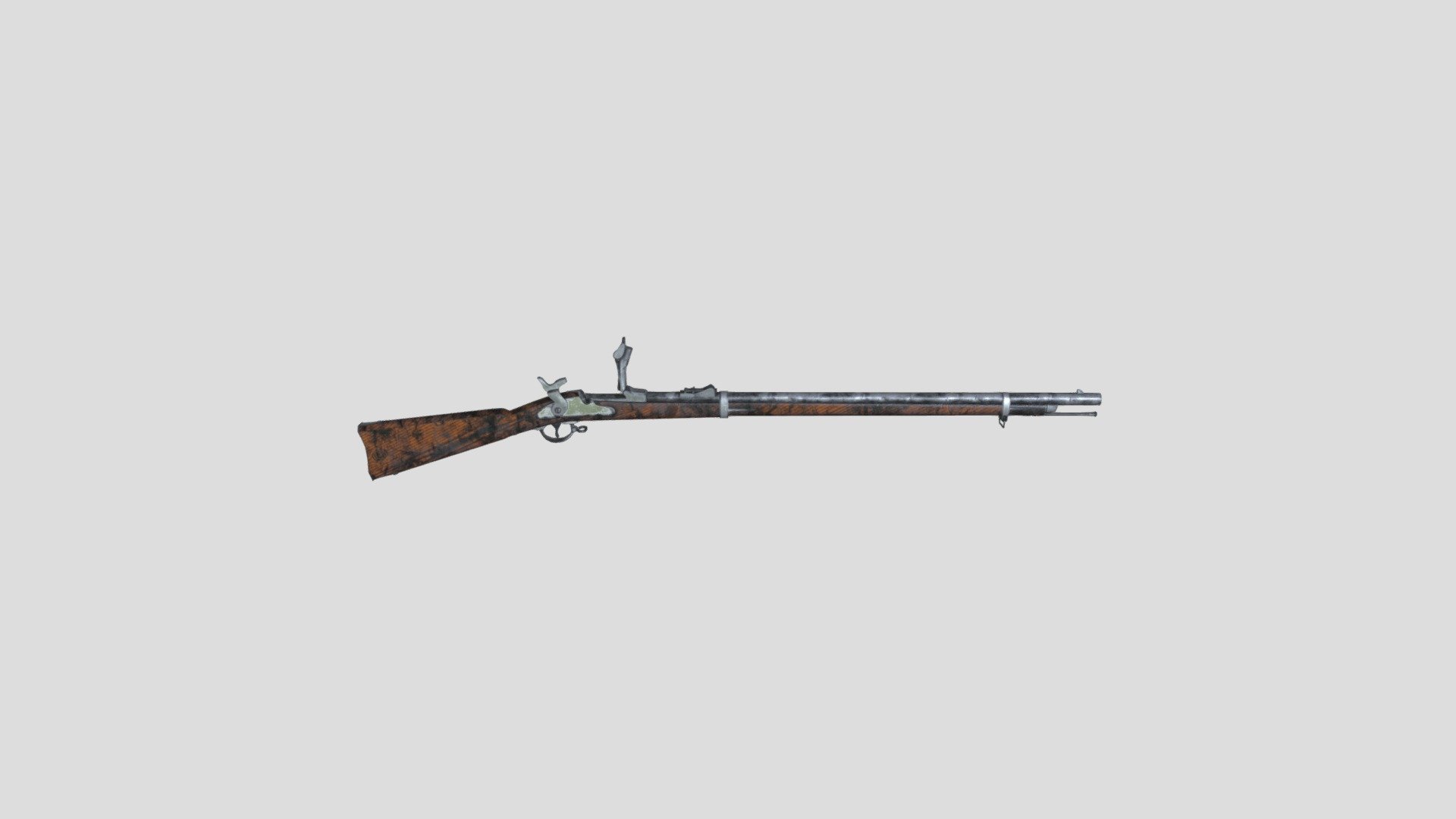 Springfield 1873 - 3D model by Mykola_Pokas [7222a42] - Sketchfab