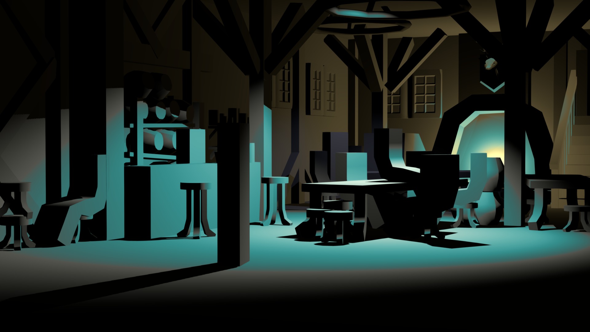 TAVERN EXPORT (drawing reference only) - 3D model by Shizu ...