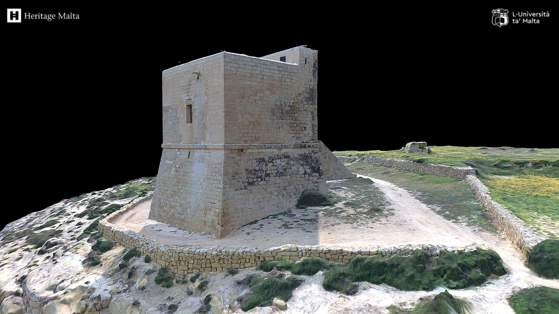 Mġarr ix-Xini Tower - 3D model by Heritage Malta (@heritagemalta ...