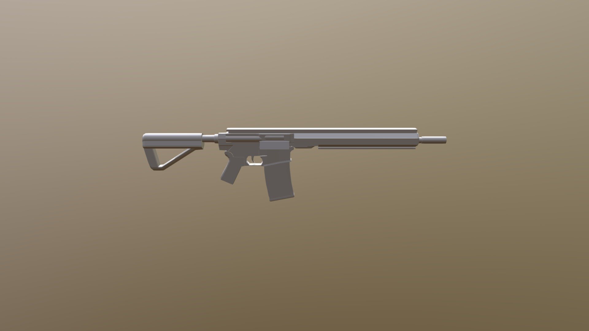 Basic rifle - Download Free 3D model by lgsslicer [72250c2] - Sketchfab
