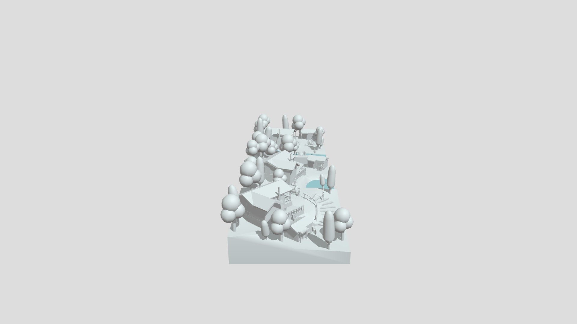 Forest Loner - Blockout - 3D model by Milo Vandenaweele ...