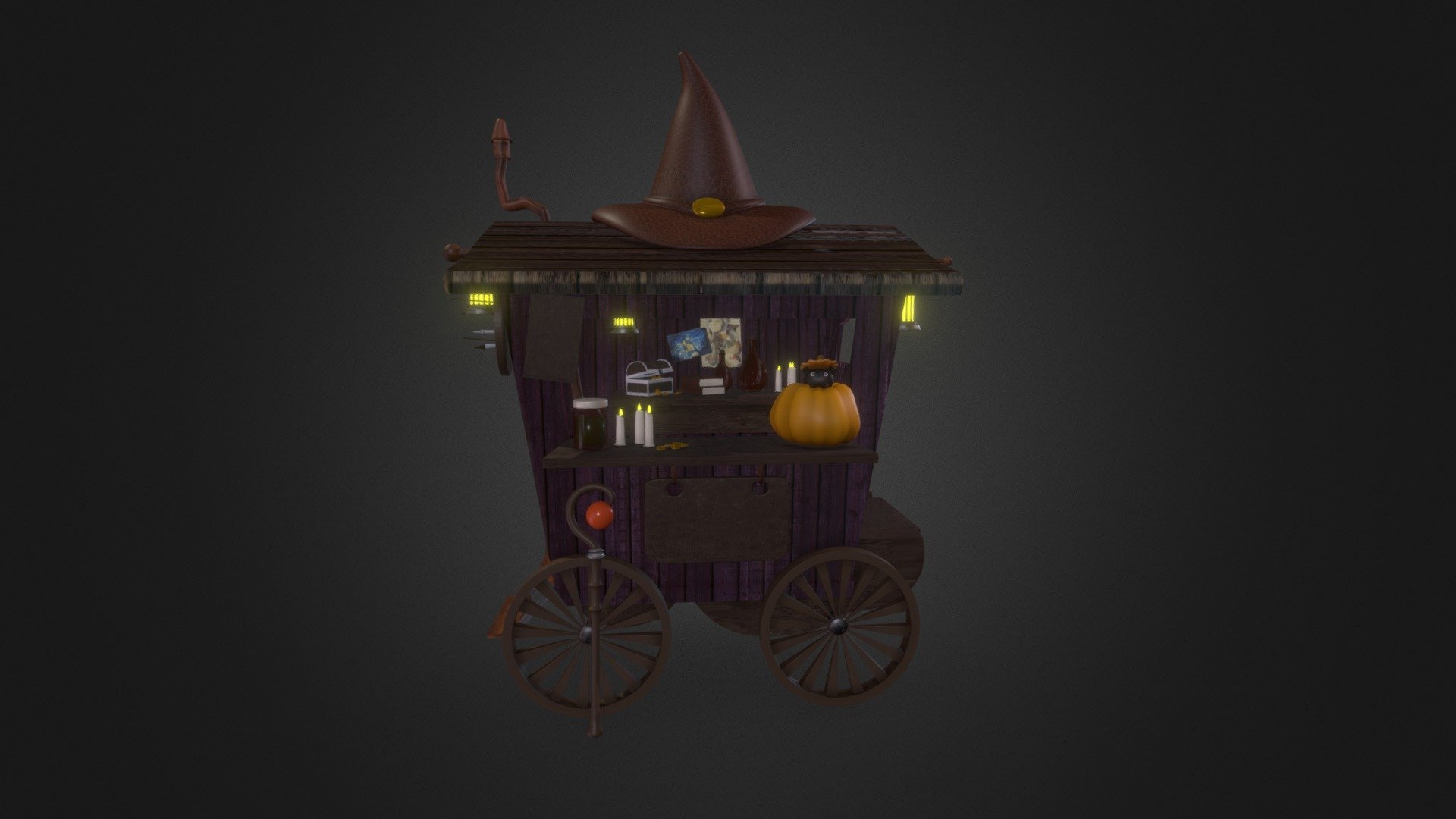 Carro de Pociones | Potions cart - 3D model by Shamo.Drako [7226d91 ...