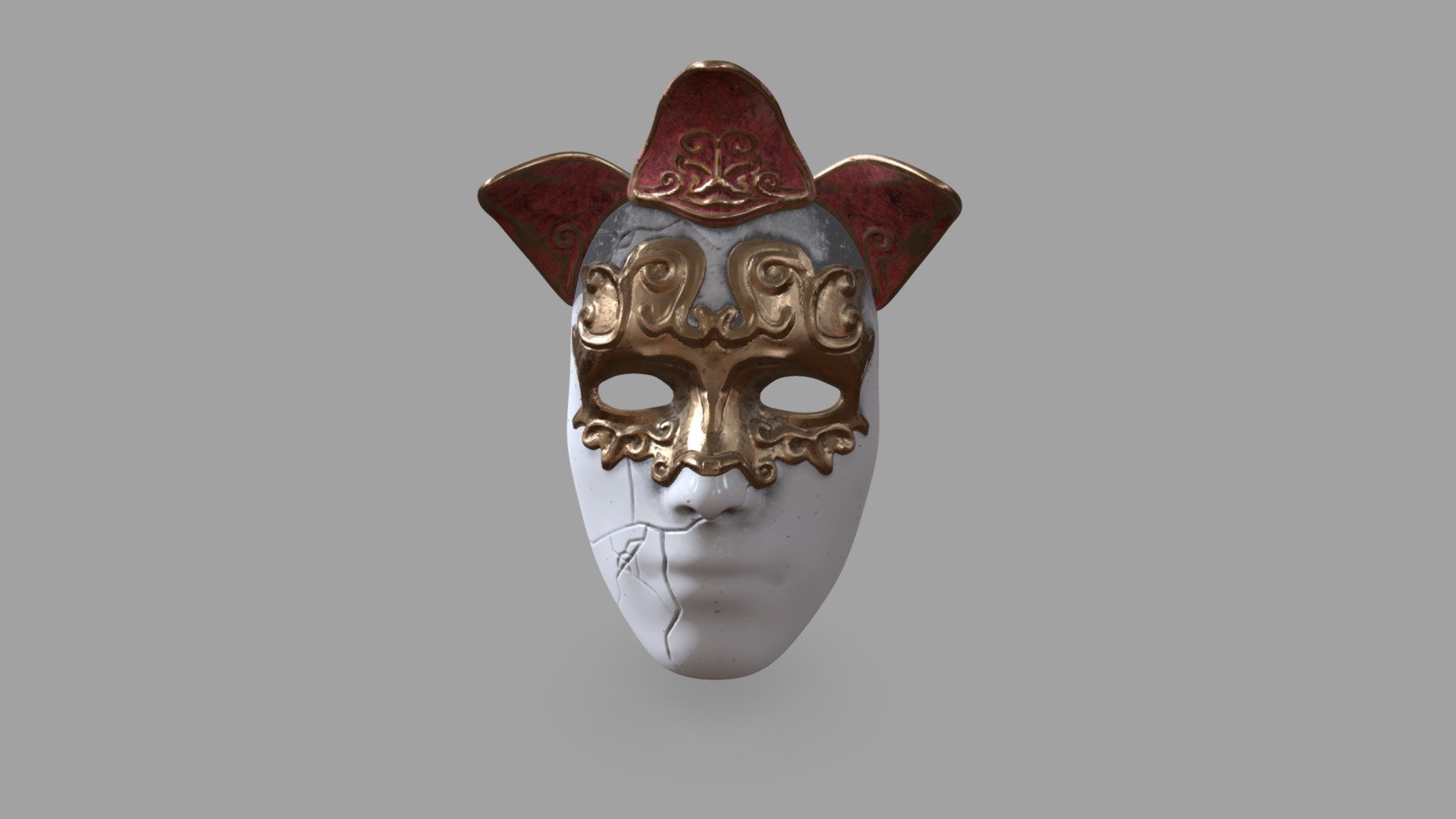 Venice Carnival Mask - FIDELIO - Download Free 3D model by icarus96 [72276dd] - Sketchfab