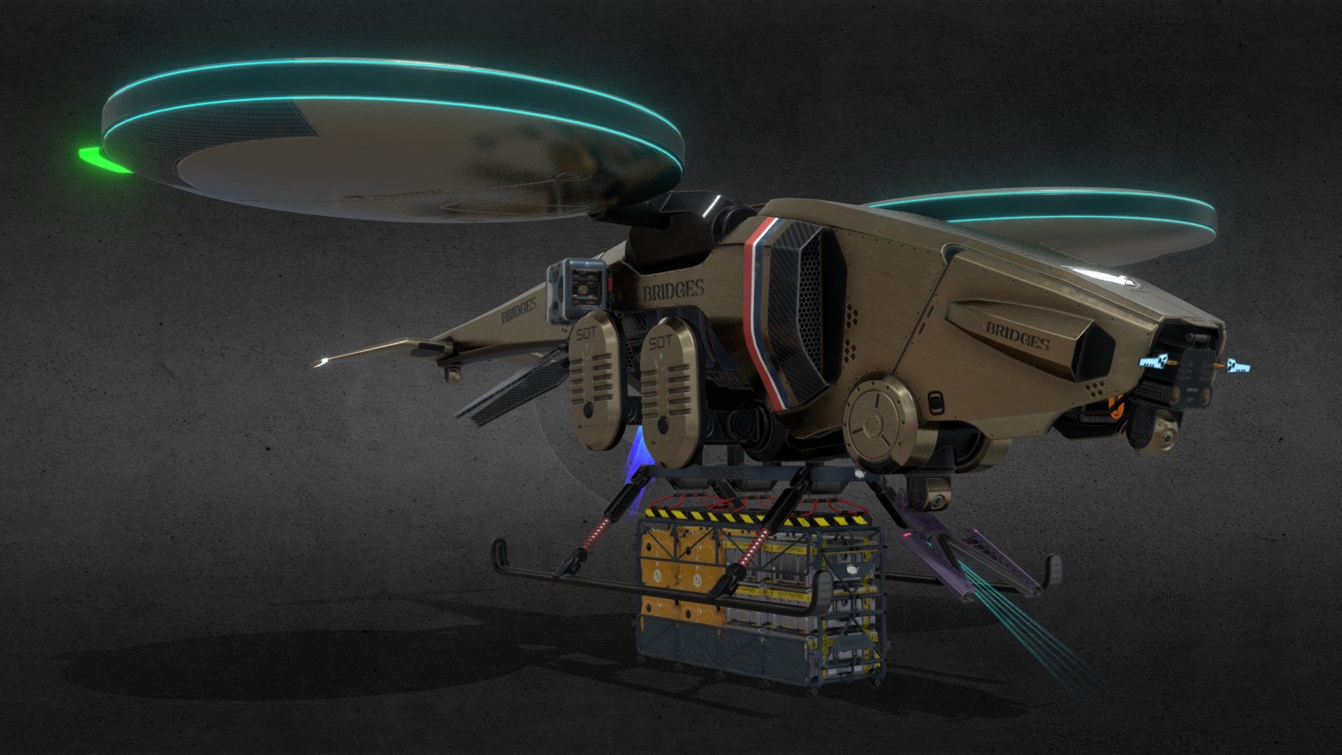 O-TECH Reaper-Death Stranding Chiral - Download Free 3D model by chiwei ...