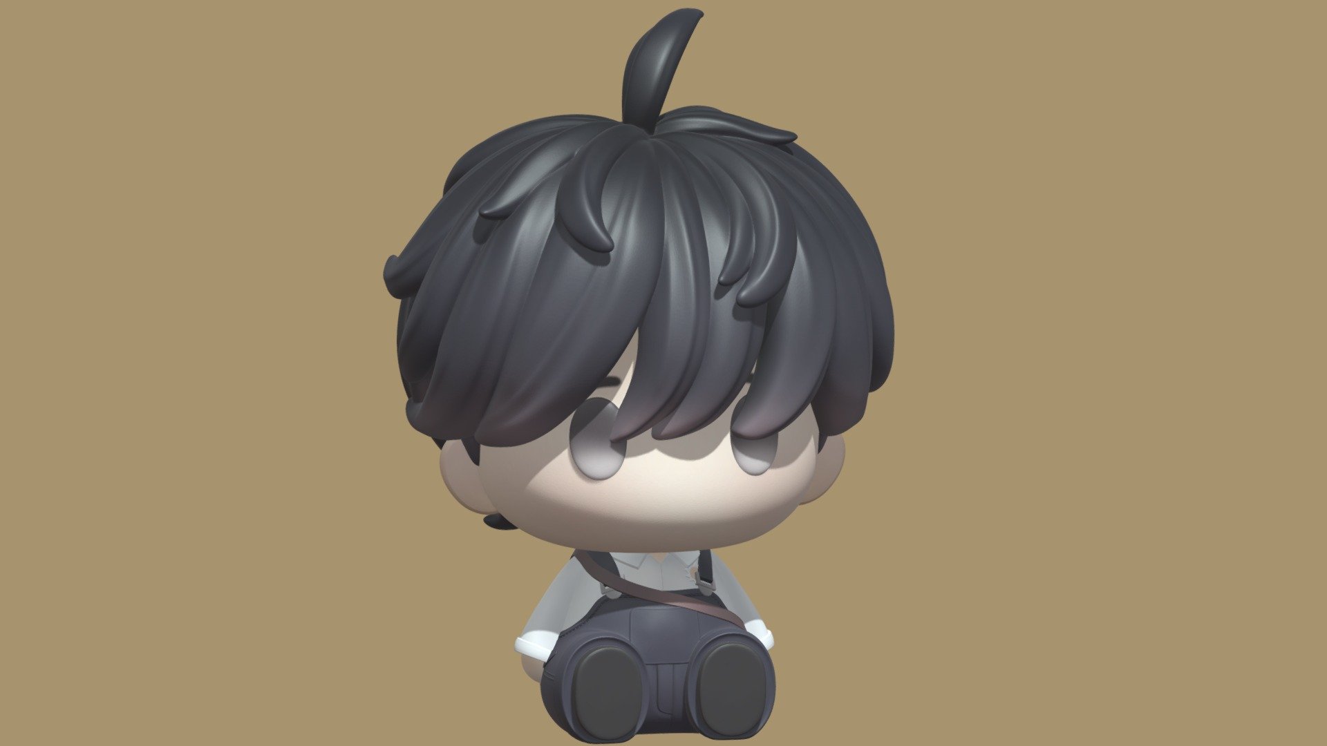 Little Mushroom / JJWXC Danmei CHIBI An Zhe - 3D model by ChibiVerse ...