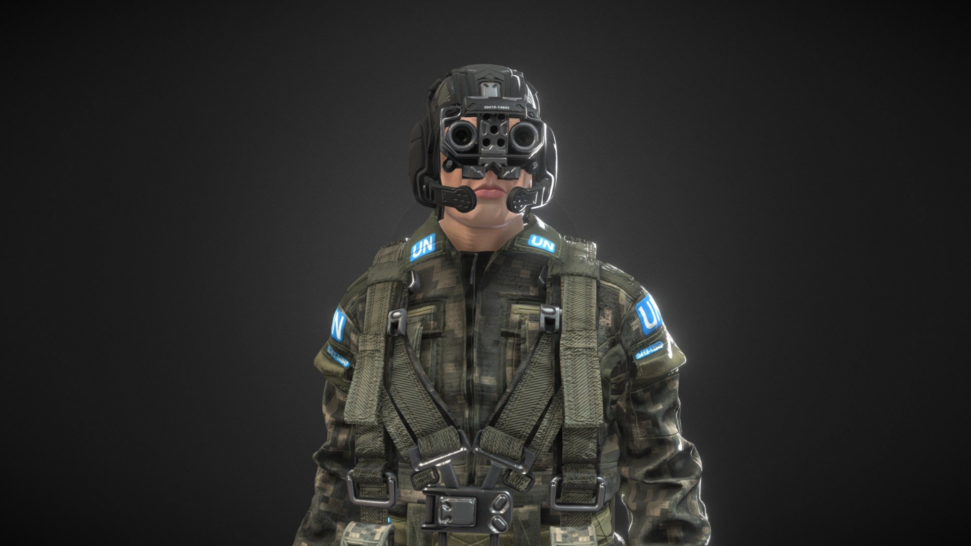 Mech Pilot UN. - Download Free 3D model by gueriero [722b122] - Sketchfab