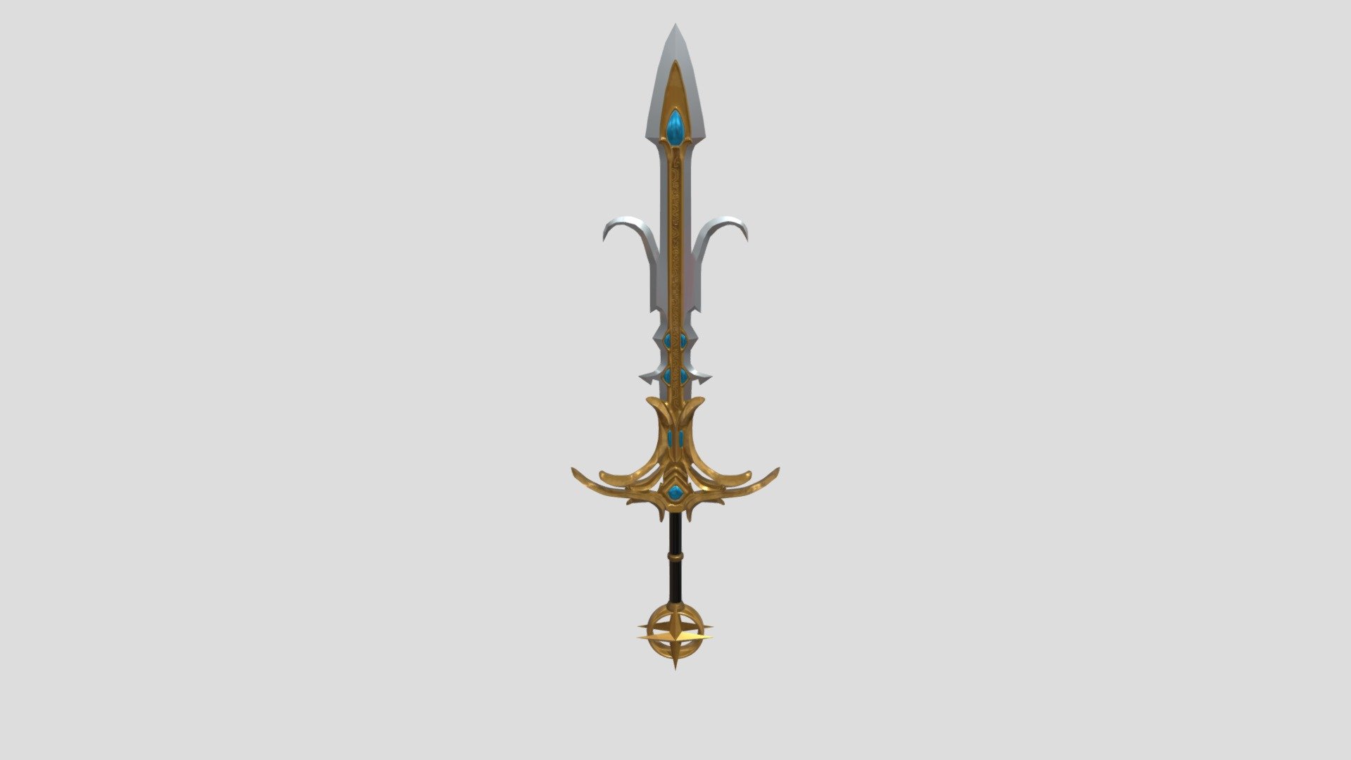 game sword - Download Free 3D model by tleuliyevadina [722bd4a] - Sketchfab