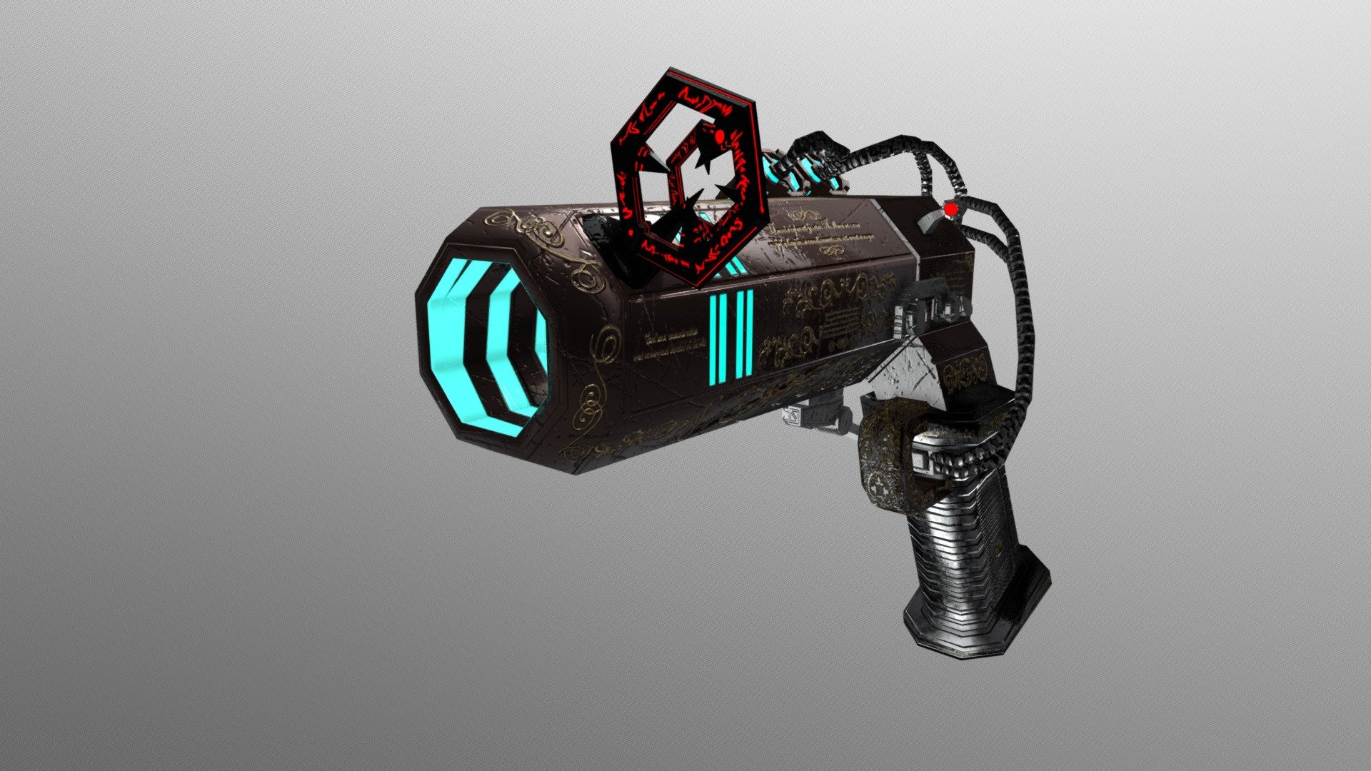MAGIC GUN - 3D model by JikuAIGE [722e6e8] - Sketchfab