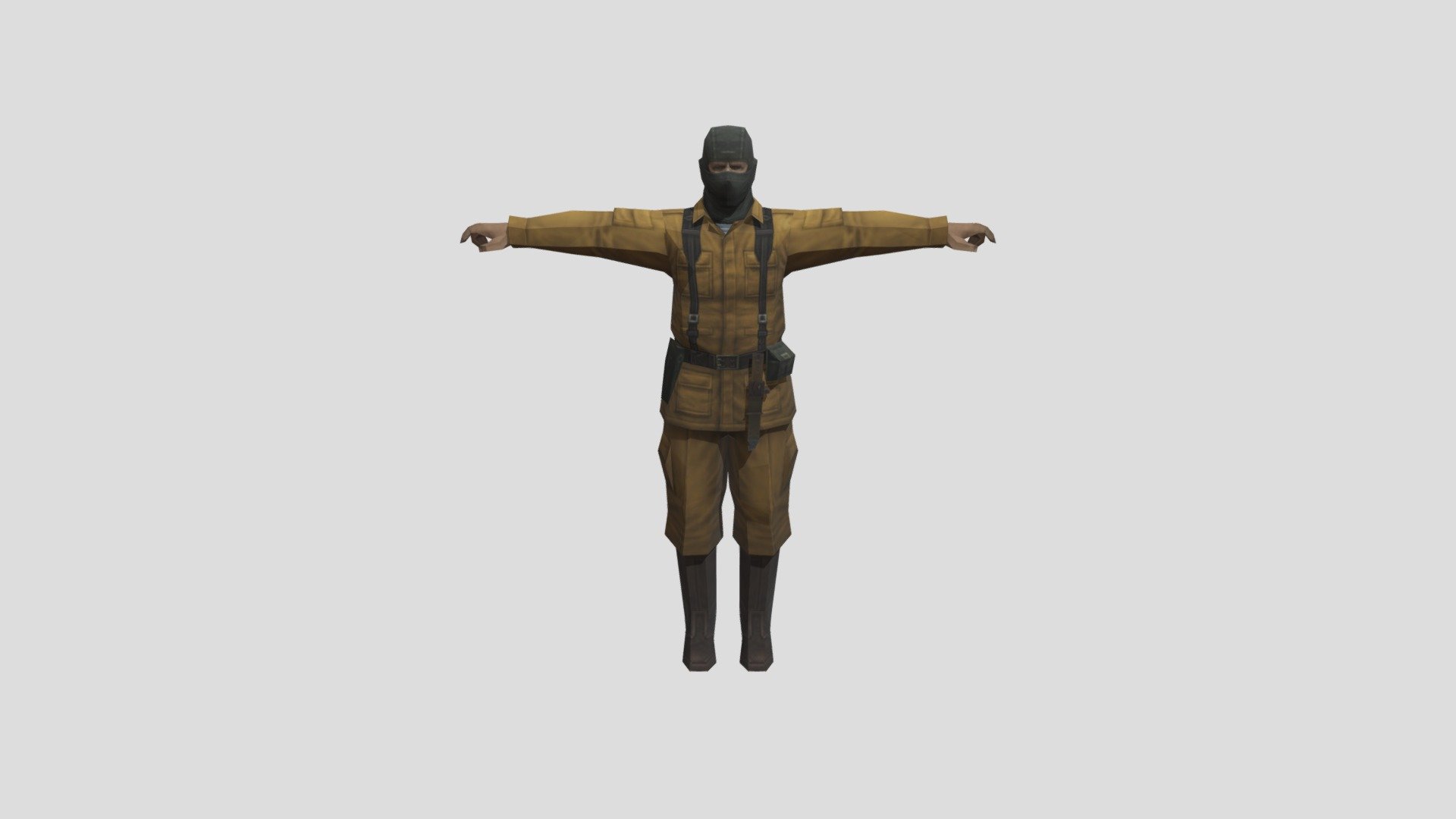 MGS Portable Ops Plus - USSR Male - Download Free 3D model by X! FILIPE ...