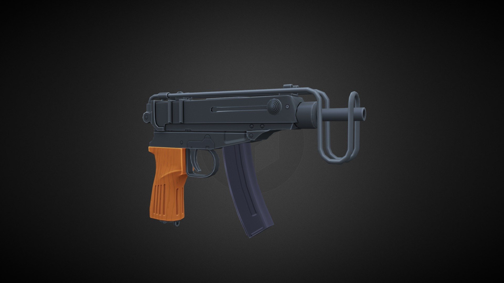 Low-Poly Vz.61 Skorpion - 3D model by artliho (@artlihomail) [722f61b ...