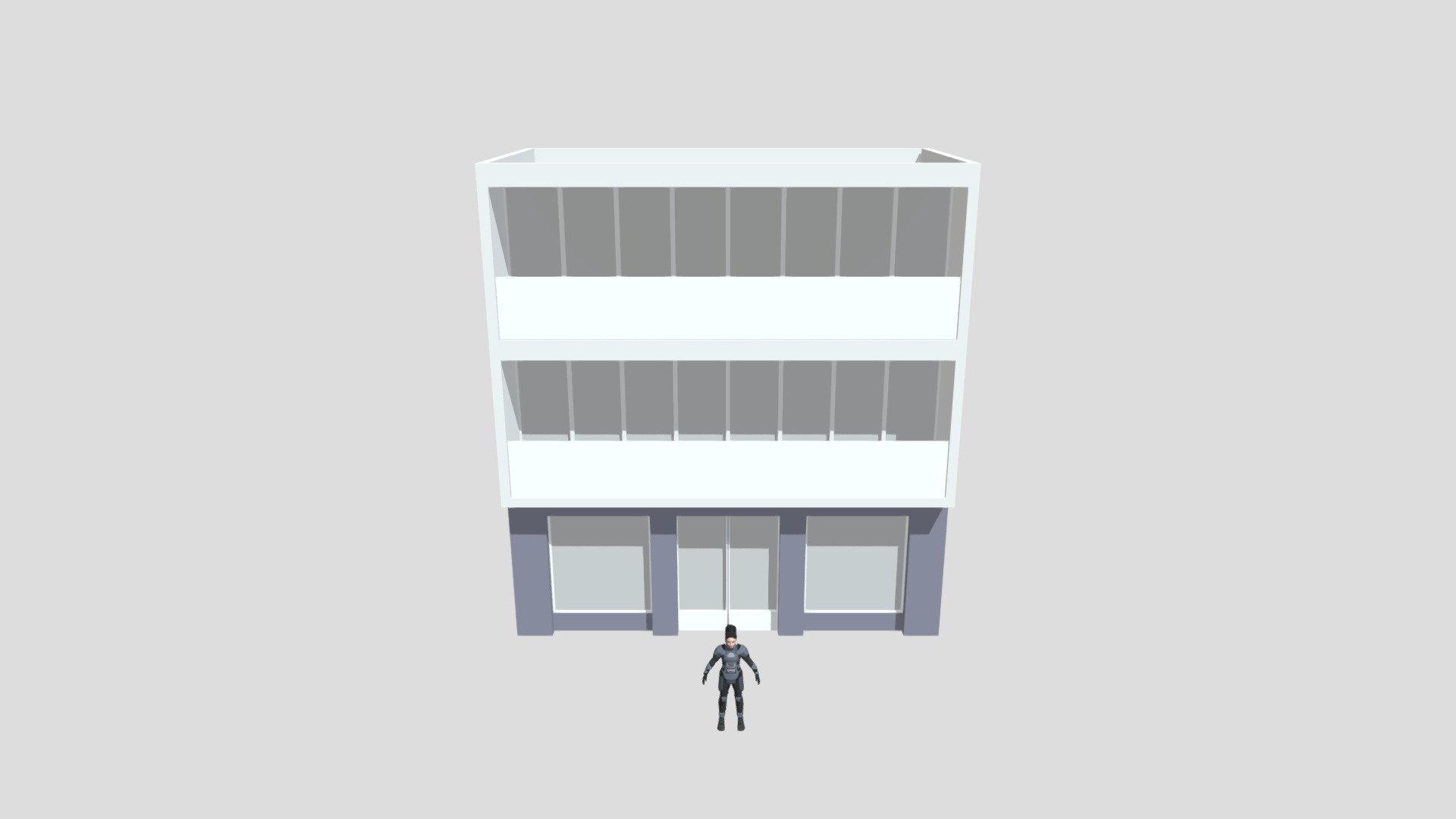 Science and technology building - 3D model by Yiiiiii [722fde8] - Sketchfab