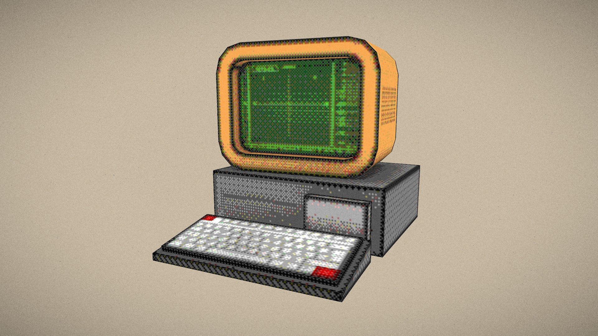 Pixel Computer (Kinda Retro) - Download Free 3D model by LUST Man ...