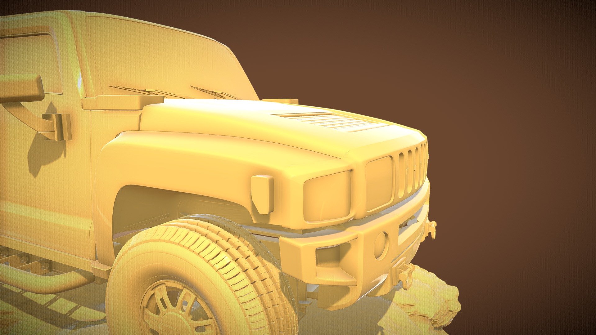 Hummer 3d print model - 3D model by Mikle (@cgamit786) [7230c09 ...