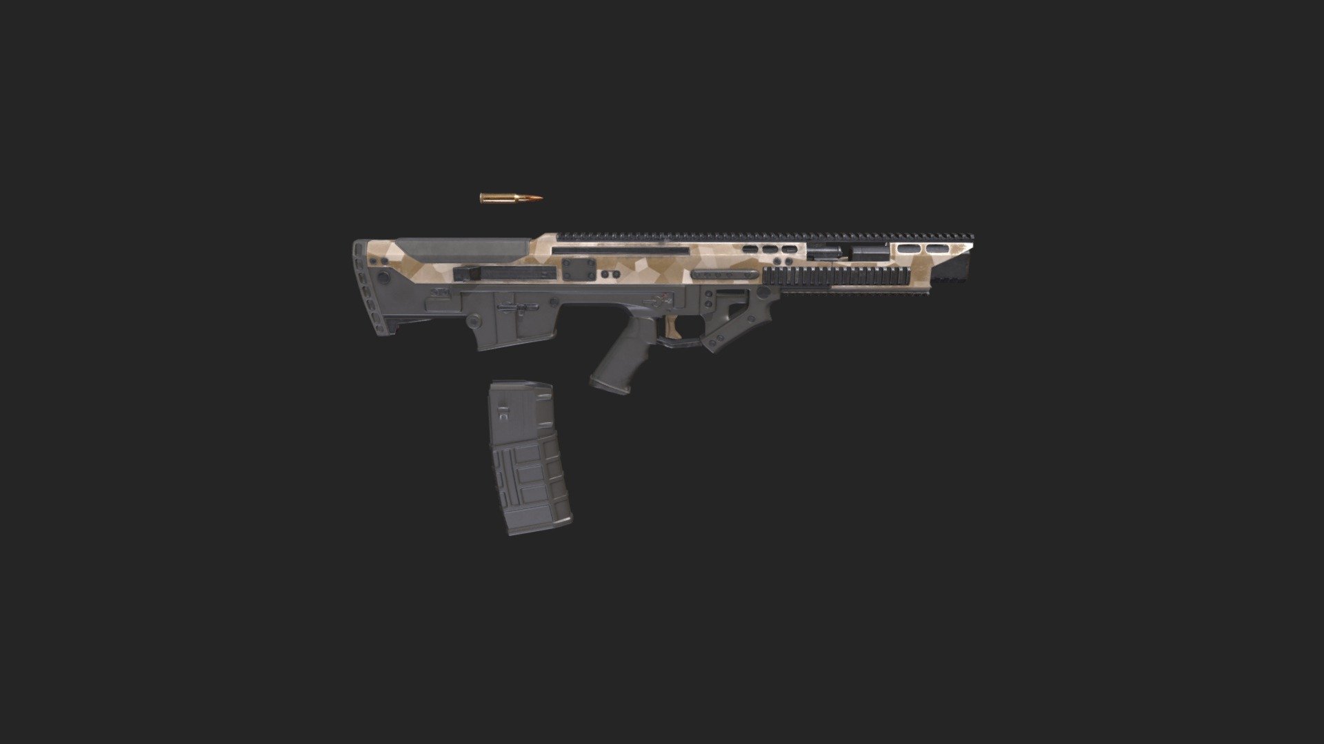 Scar-B1 - 3D model by ZeraNite [723198c] - Sketchfab