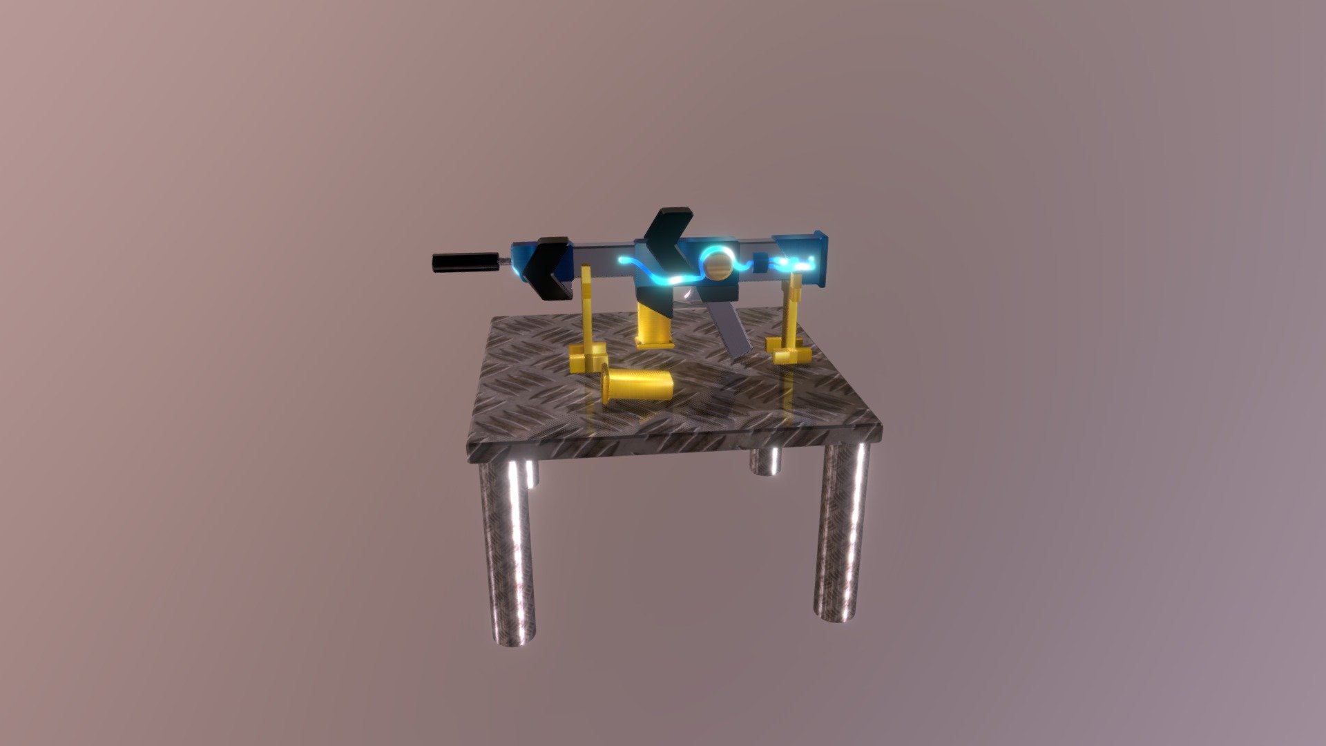 Thunder Gun Finish - 3D model by 1013447 [72322ee] - Sketchfab