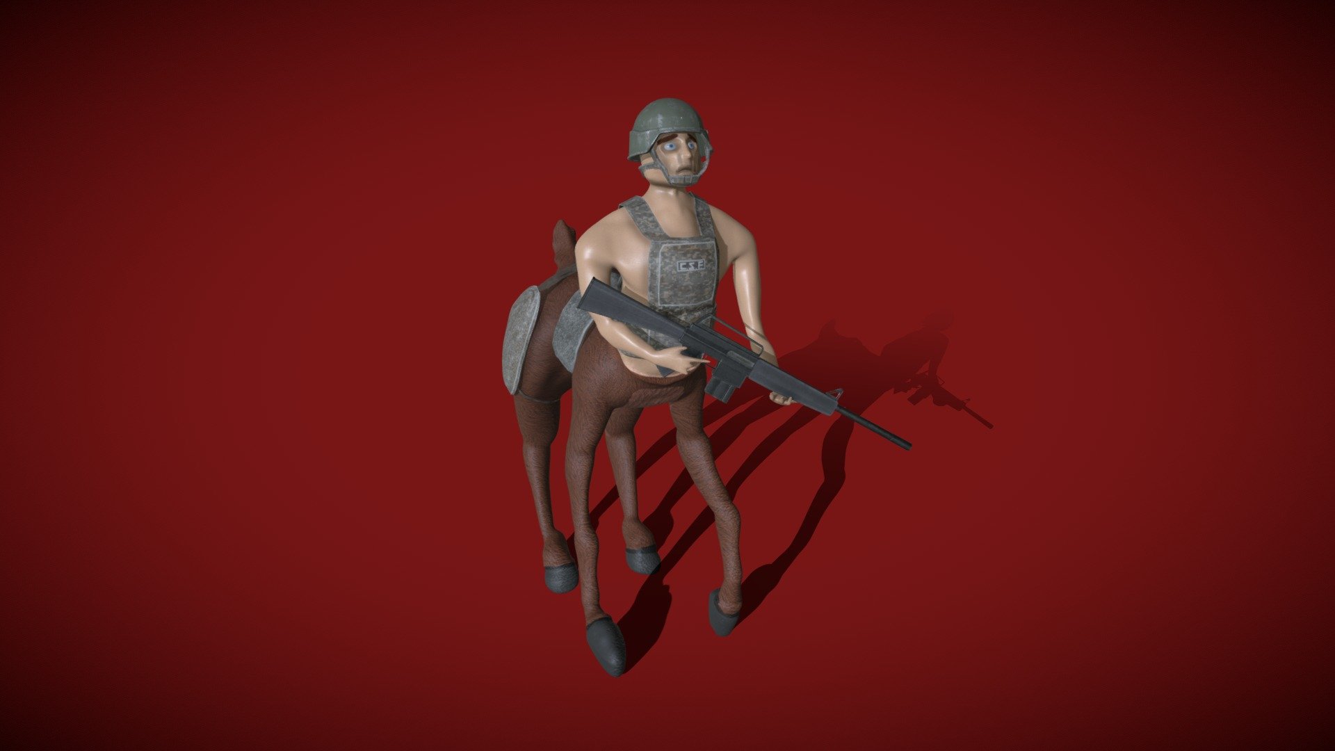 CENTAUR SOLDIER (artifact) by V8242203 - 3D model by Greenvocals [723261b] - Sketchfab