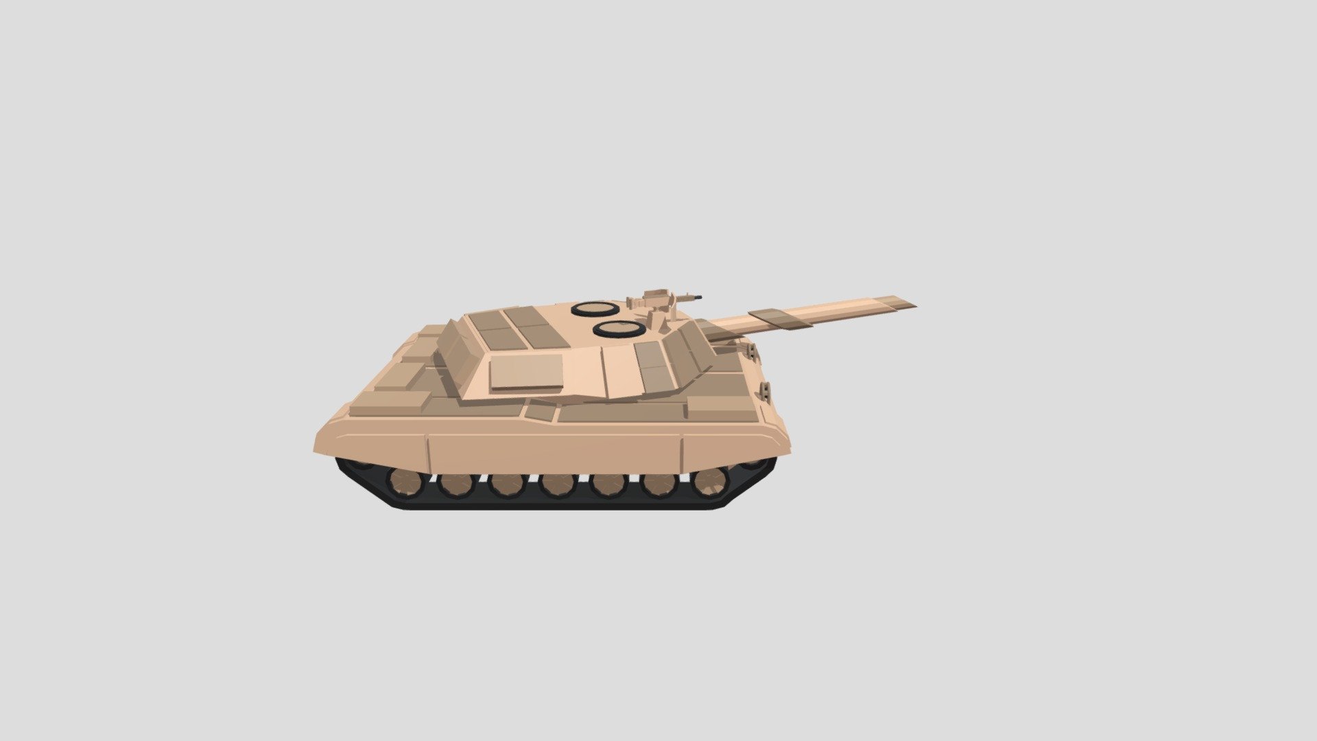 M1 abrams low poly - Download Free 3D model by blaze71643 [72358a9 ...