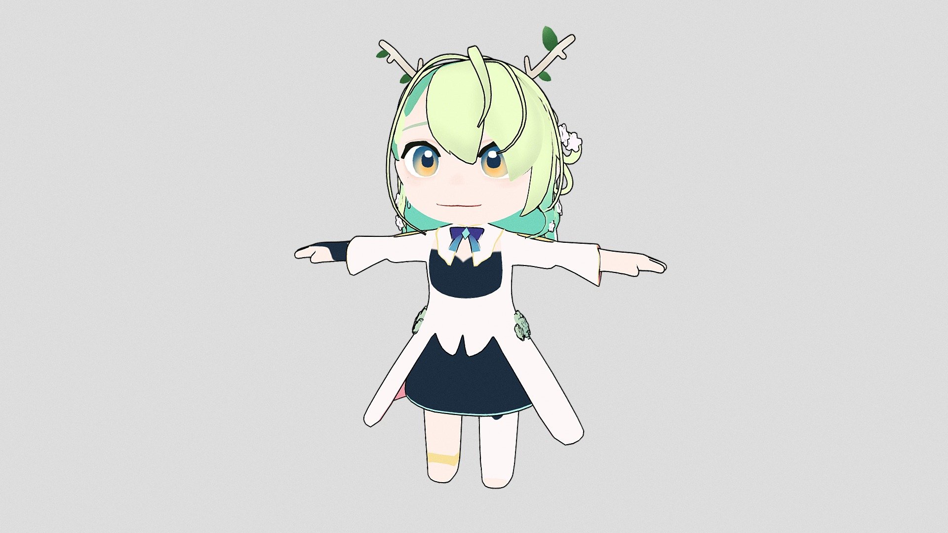 [Hololive EN] 3D Chibi Fauna - Download Free 3D model by Welloy ...