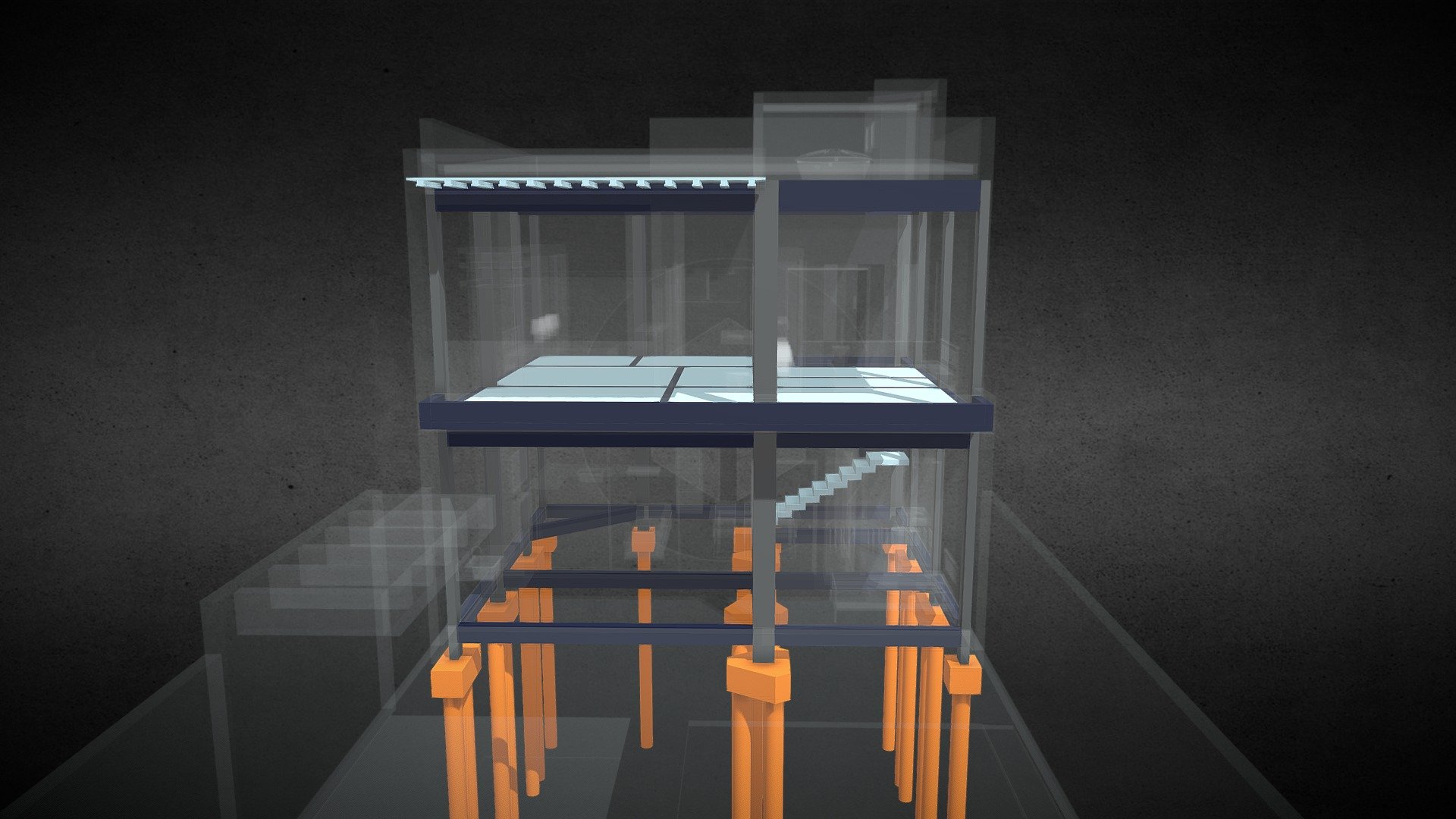 Projeto Estrutural - Denise - Download Free 3D model by Lui Cesar ...
