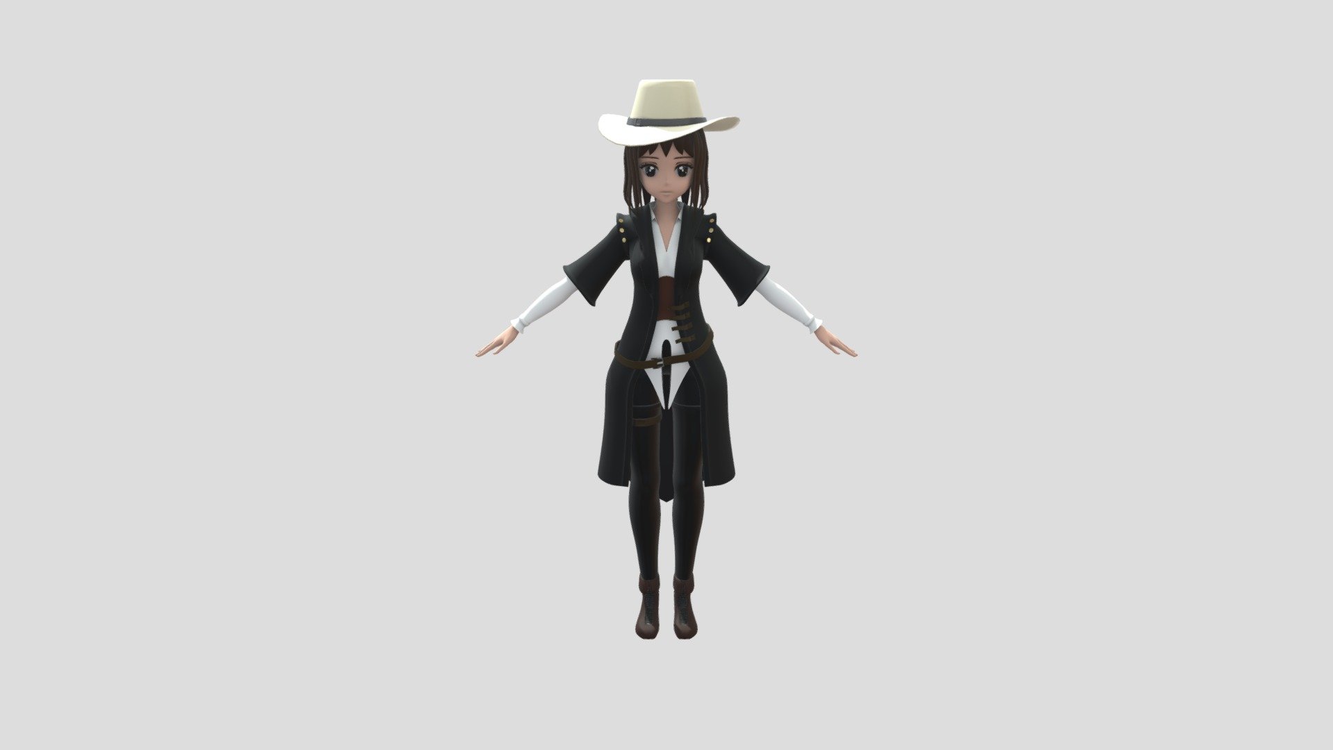 West world themed Anime Character - 3D model by ftkhr [72384aa] - Sketchfab