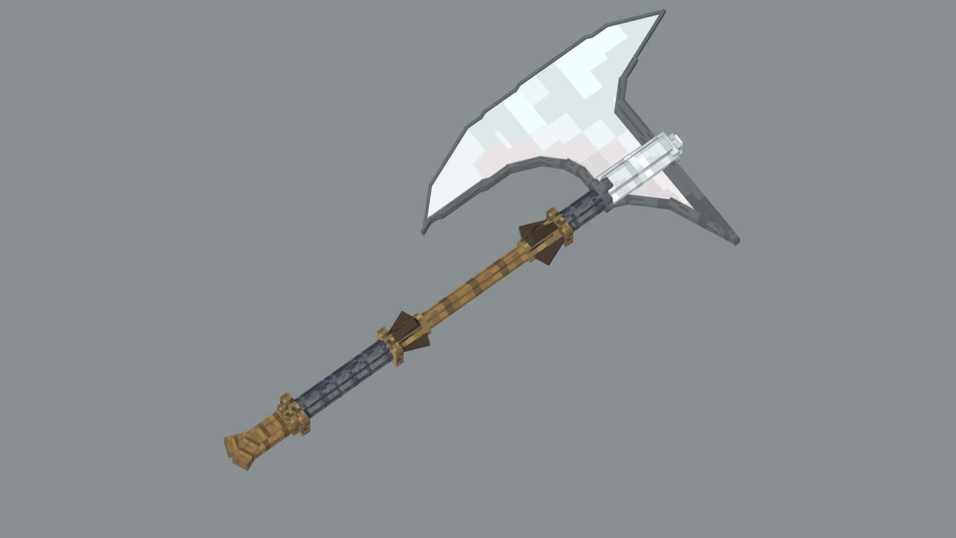 Snow Axe (Minecraft Item) - Download Free 3D model by Bdog (@barkangel ...