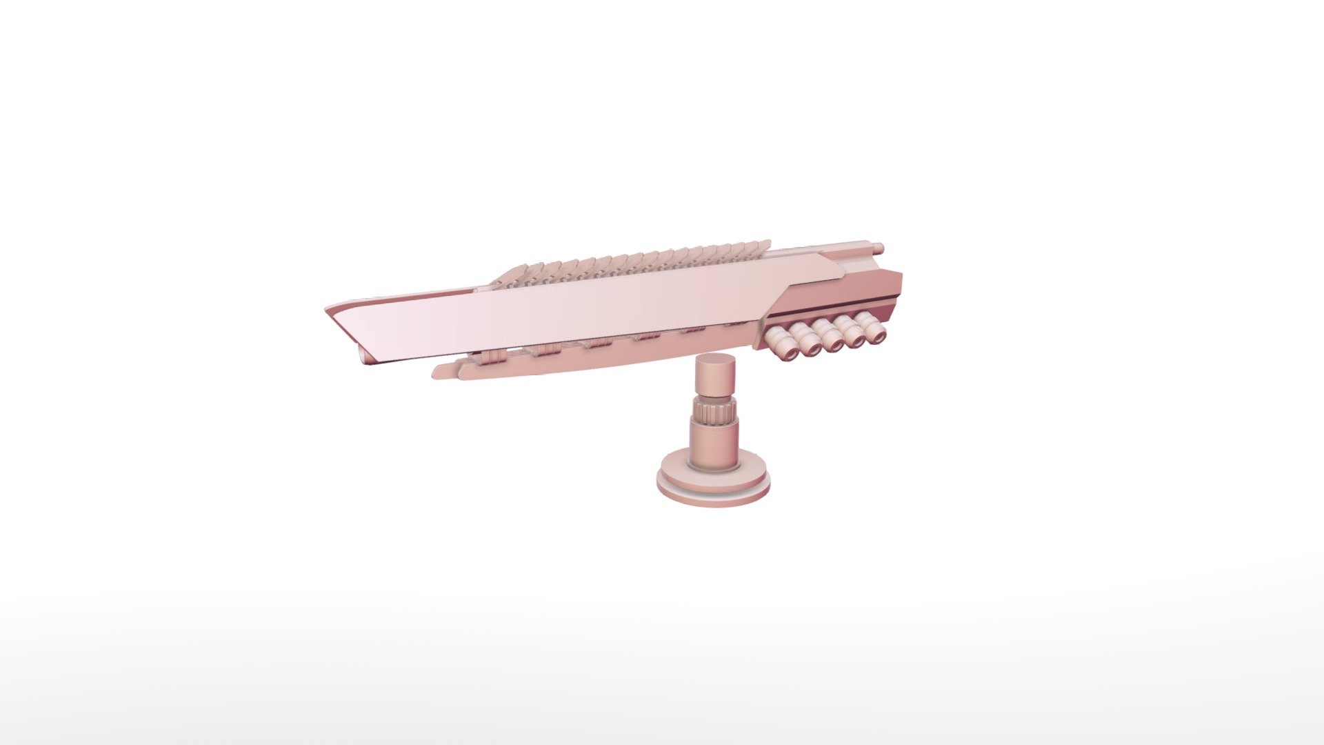 modern gauss gun - 3D model by vasertiser [7238ef2] - Sketchfab