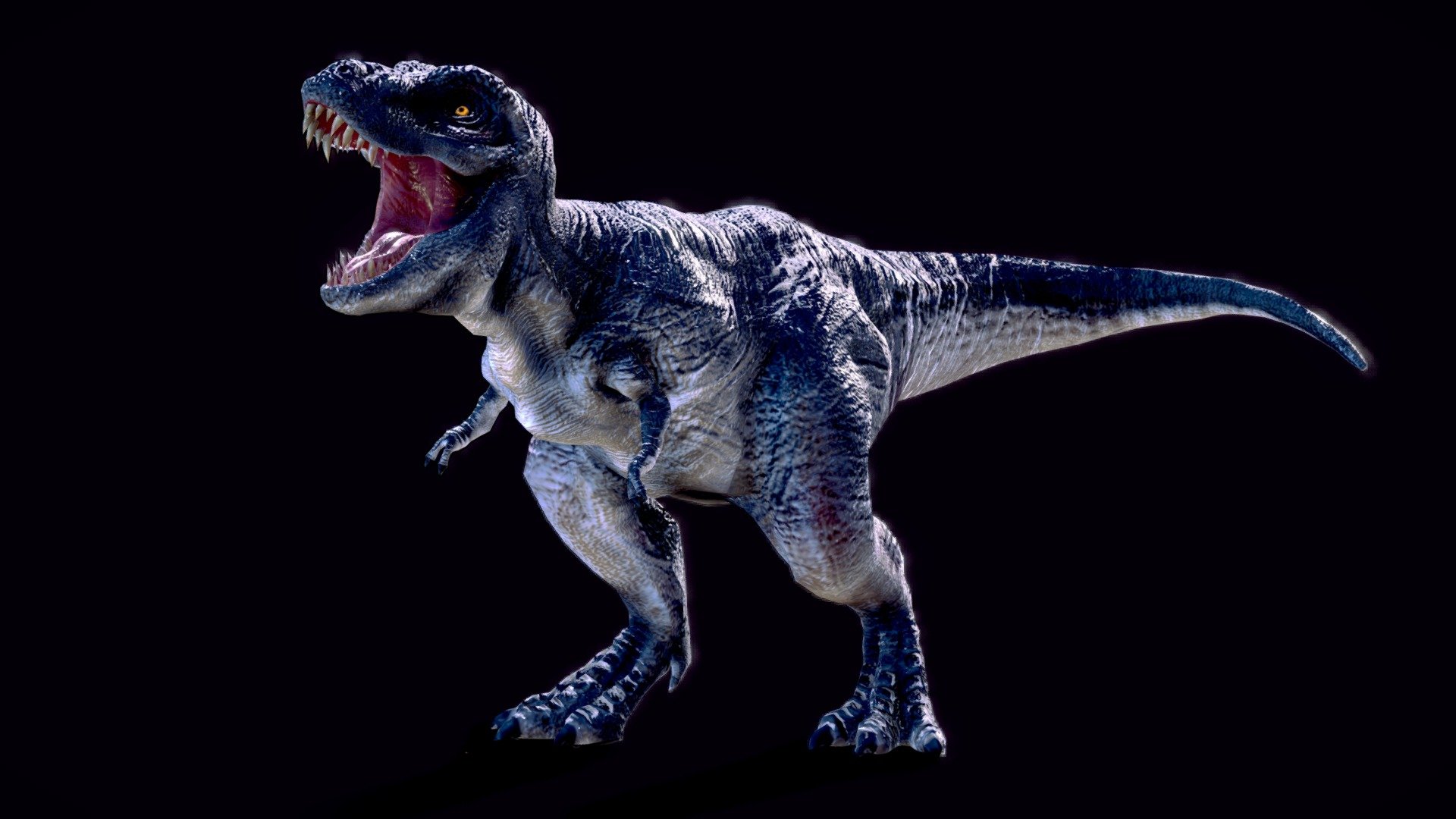Low poly Realistic Dinosaur - Tyrannosaurus Rex - Buy Royalty Free 3D ...