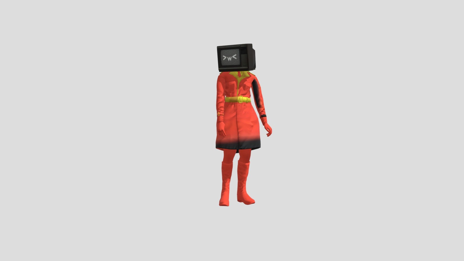 tvwoman - Download Free 3D model by monkeybutt4848 [7239567] - Sketchfab