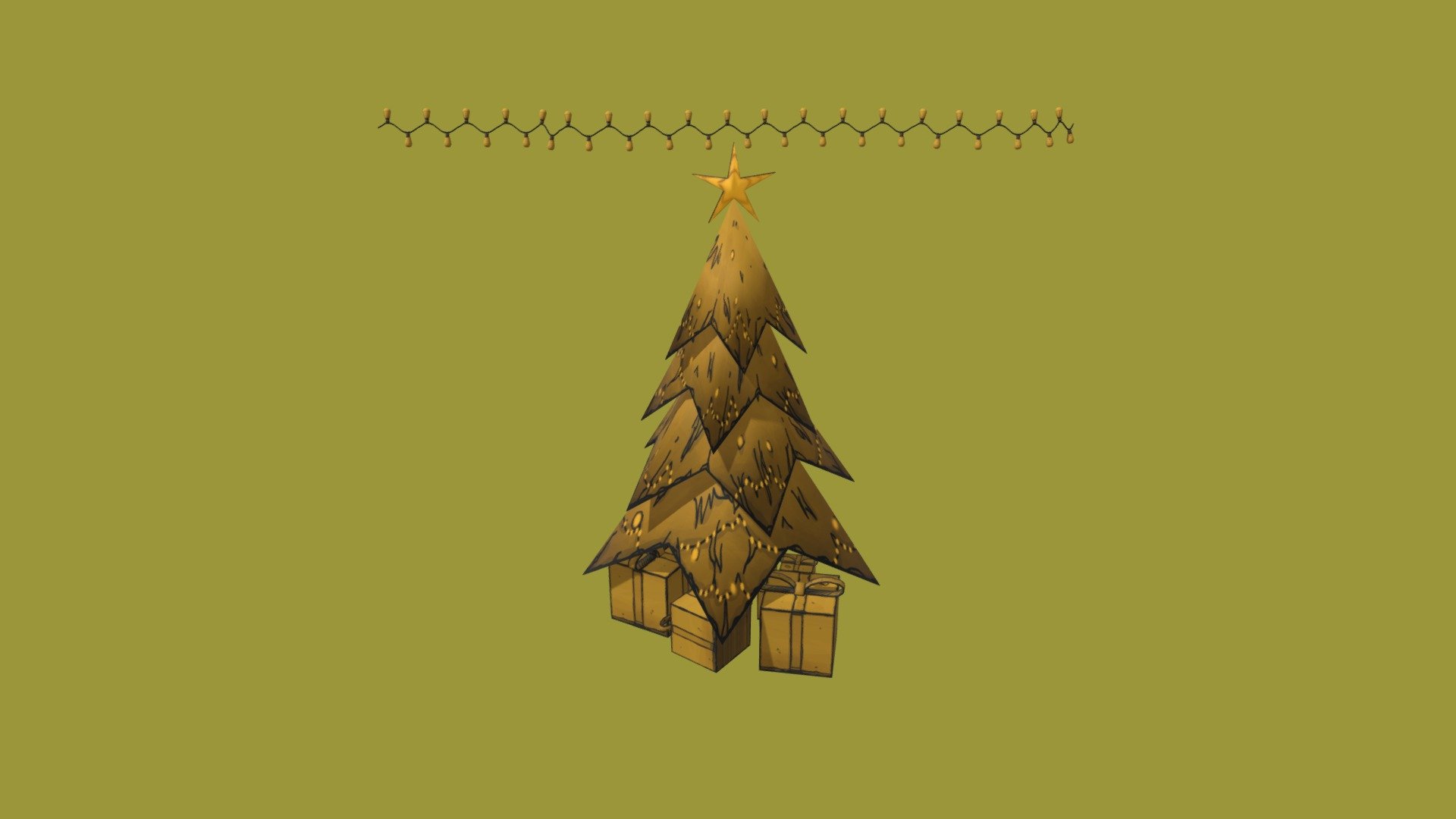Christmas Tree Bendy And The Dark Revival - Download Free 3D model by ...