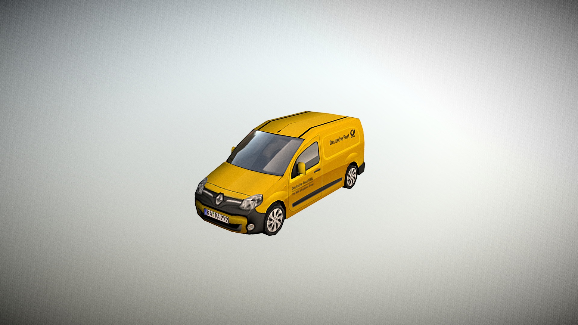 Deutsche Post Vehicle - 3D model by Gruny (@grunystudio) [723c33f ...