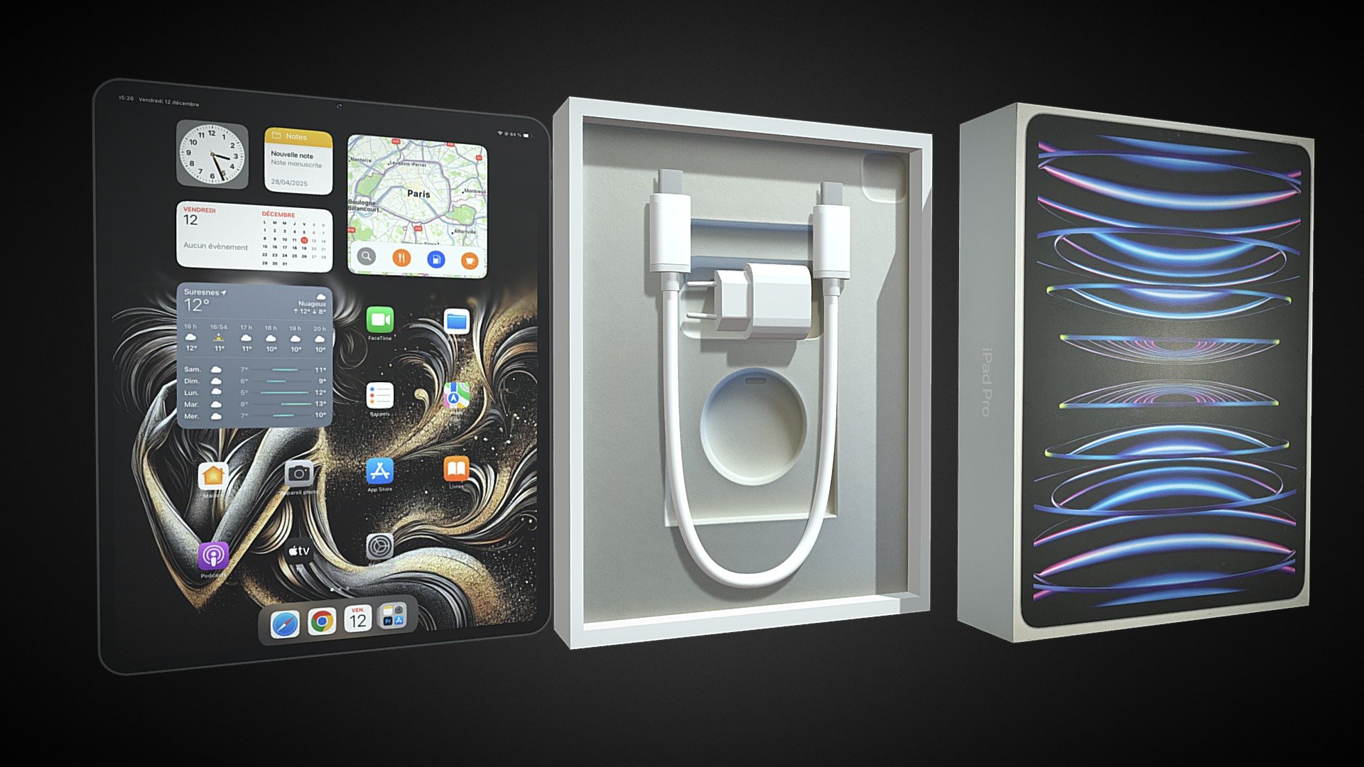 Boite iPad Pro Gen 6 v1 - 3D model by Art-Conan [723cf22] - Sketchfab