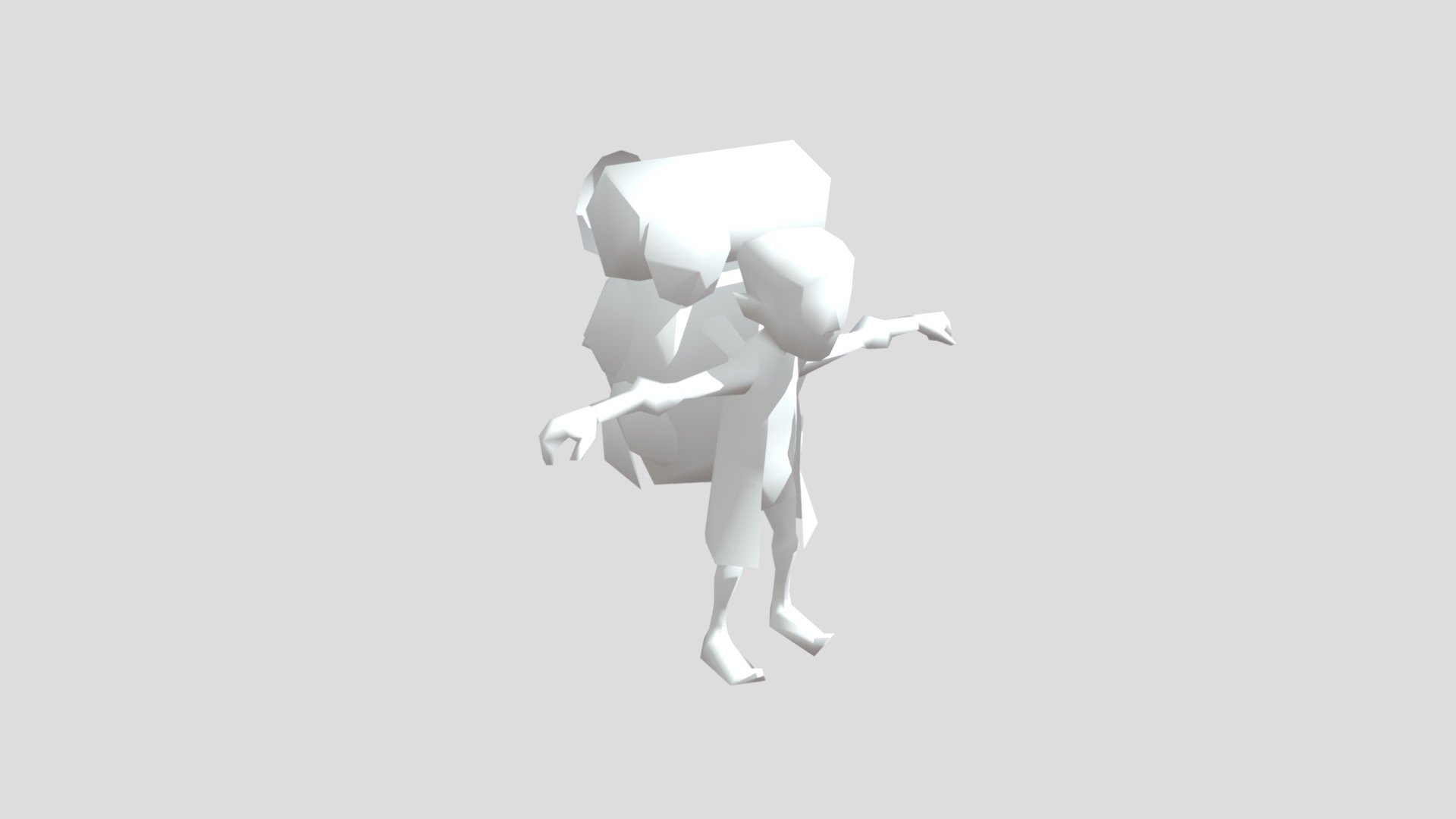 Happy Mask Salesman 3D(no textures) - Download Free 3D model by fred ...