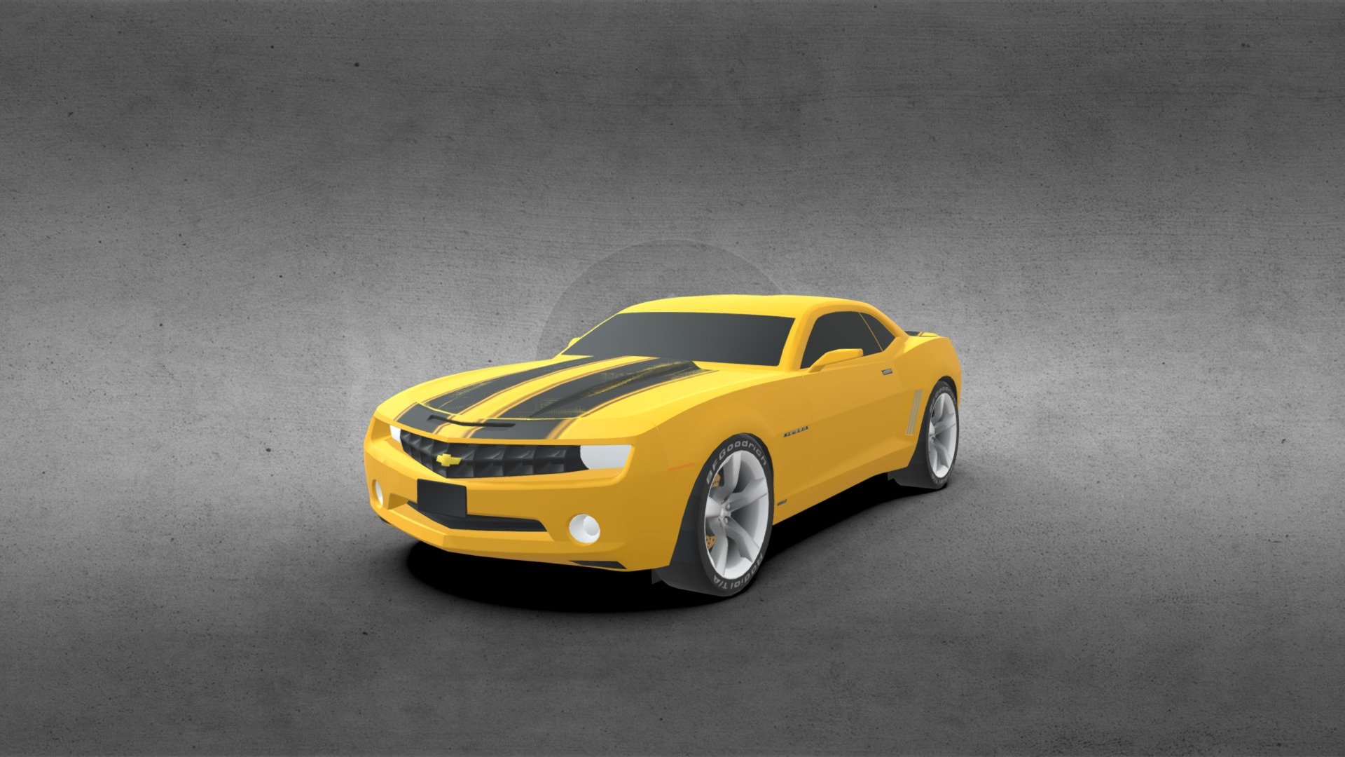 Bumblebee Prototype Chevrolet Car 3D Model - Download Free 3D model by ...