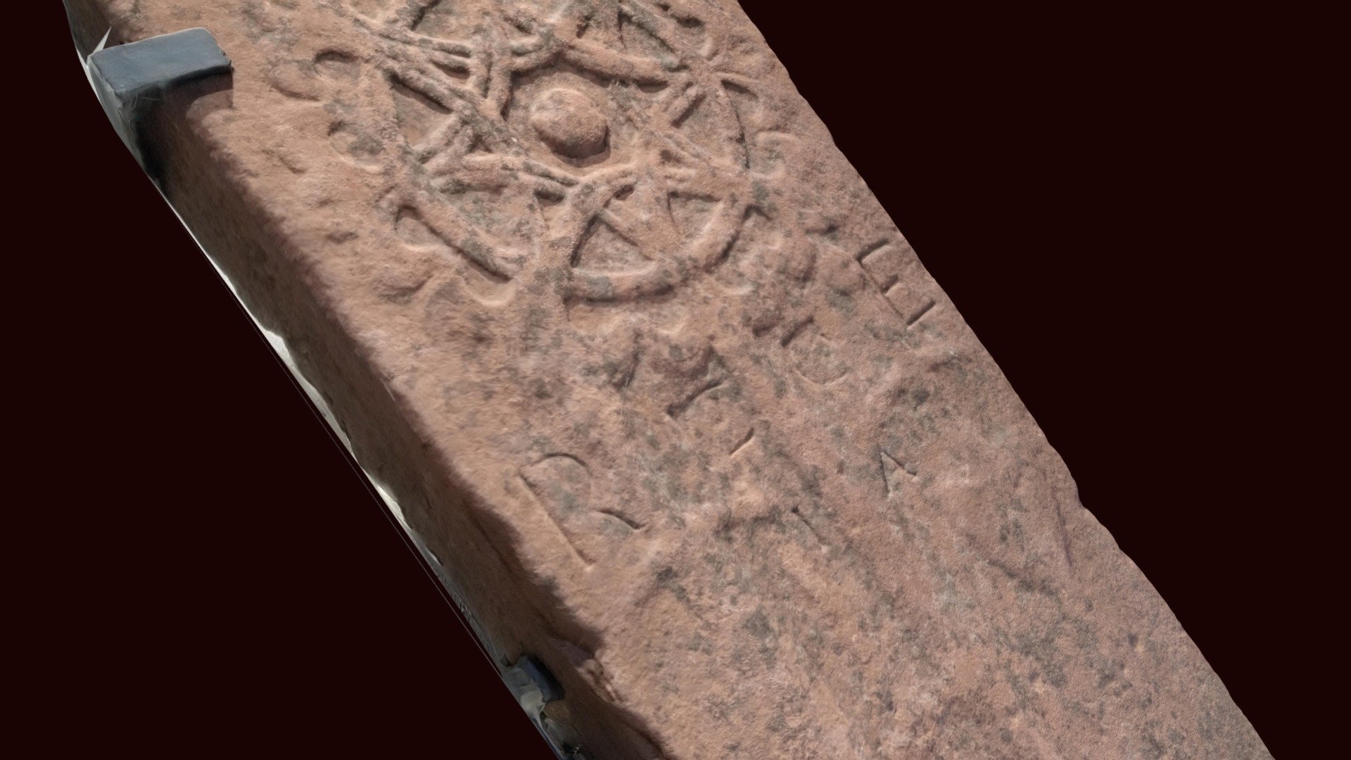 Kirkmichael calvary cross graveslab - 3D model by Gnomonsland [723fcc1 ...