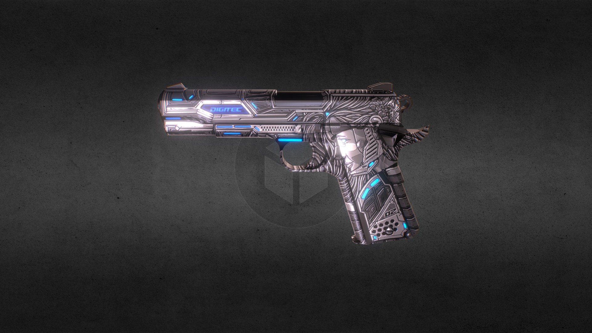 M1911 - 3D model by hugosilvadesigns [723fe10] - Sketchfab