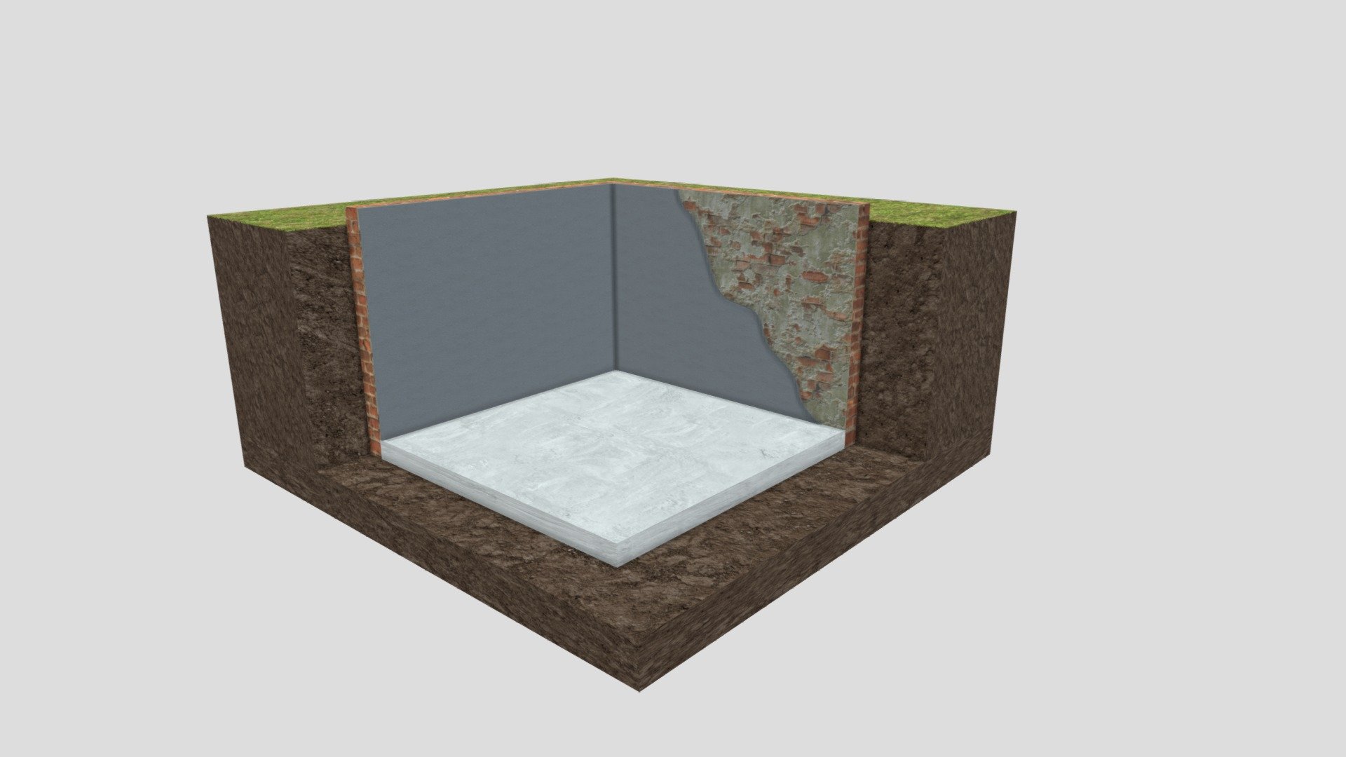 Multipor Basement Insulation Step 2 - 3D model by Back to Earth LTD ...