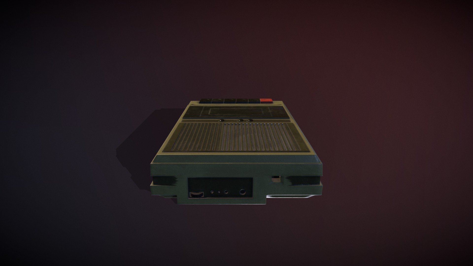 Tape recorder - 3D model by madmaxxing [724608b] - Sketchfab