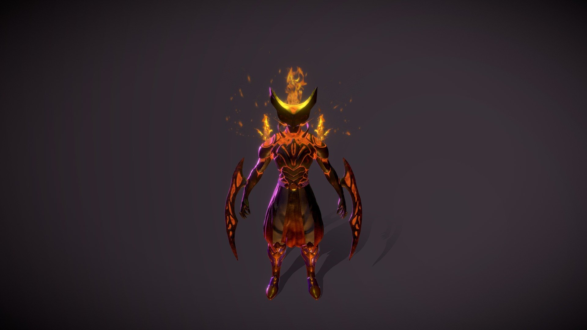 C'iix - Lava Warrior - Download Free 3D model by ninhcongnguyen ...