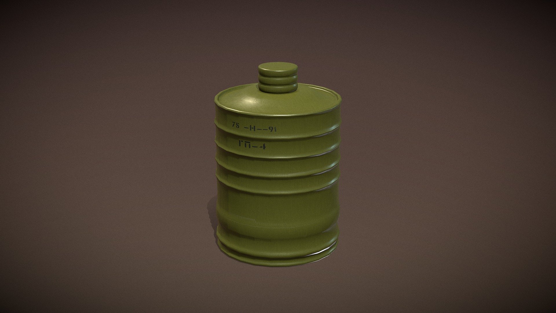 Gas Mask Filter GP-4 - 3D model by Requital (Azamkhon) (@requital_0111 ...