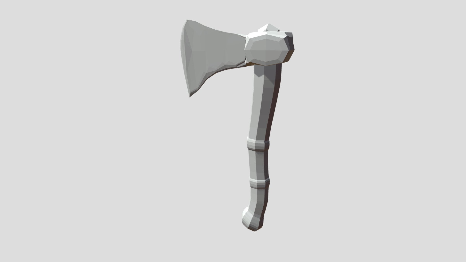 Low Poly Axe - 3D model by CoolDesign (@ahmetqara) [72486b9] - Sketchfab