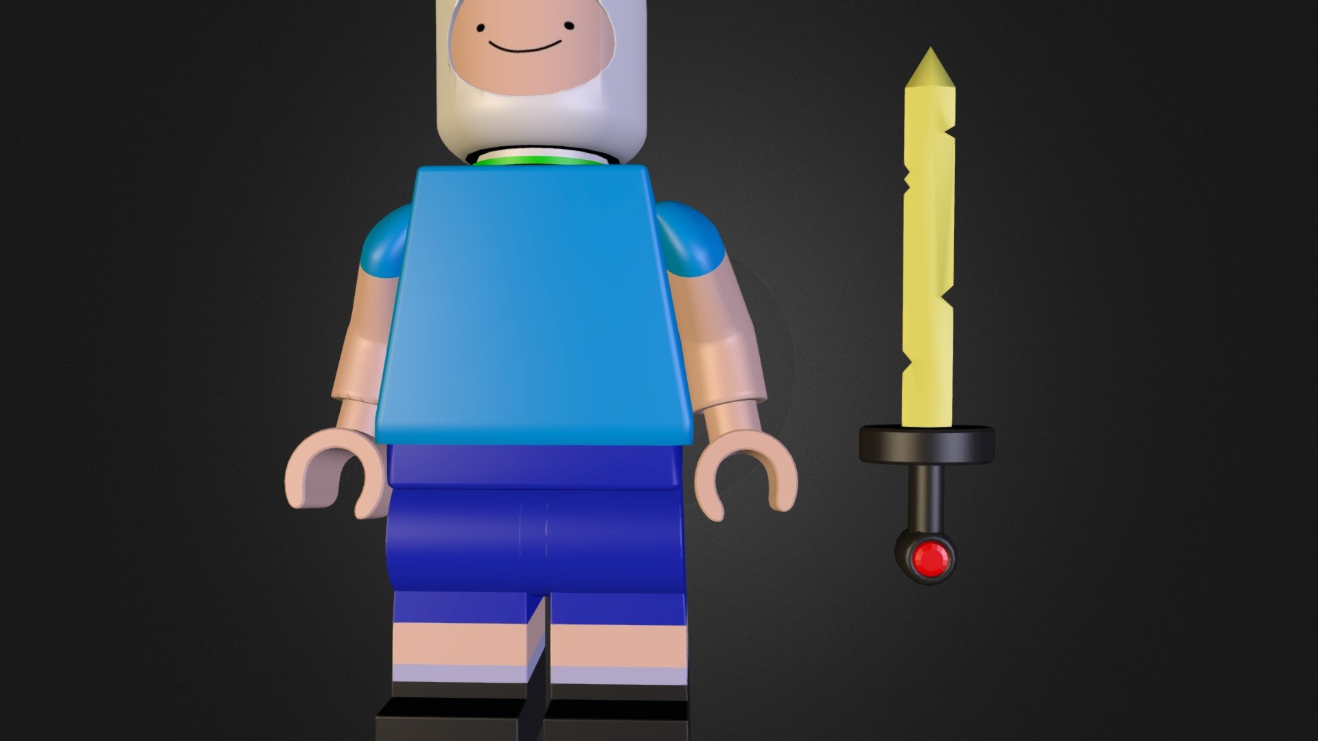 LEGO_Finn-TheHuman - 3D model by ls27628 [72486df] - Sketchfab