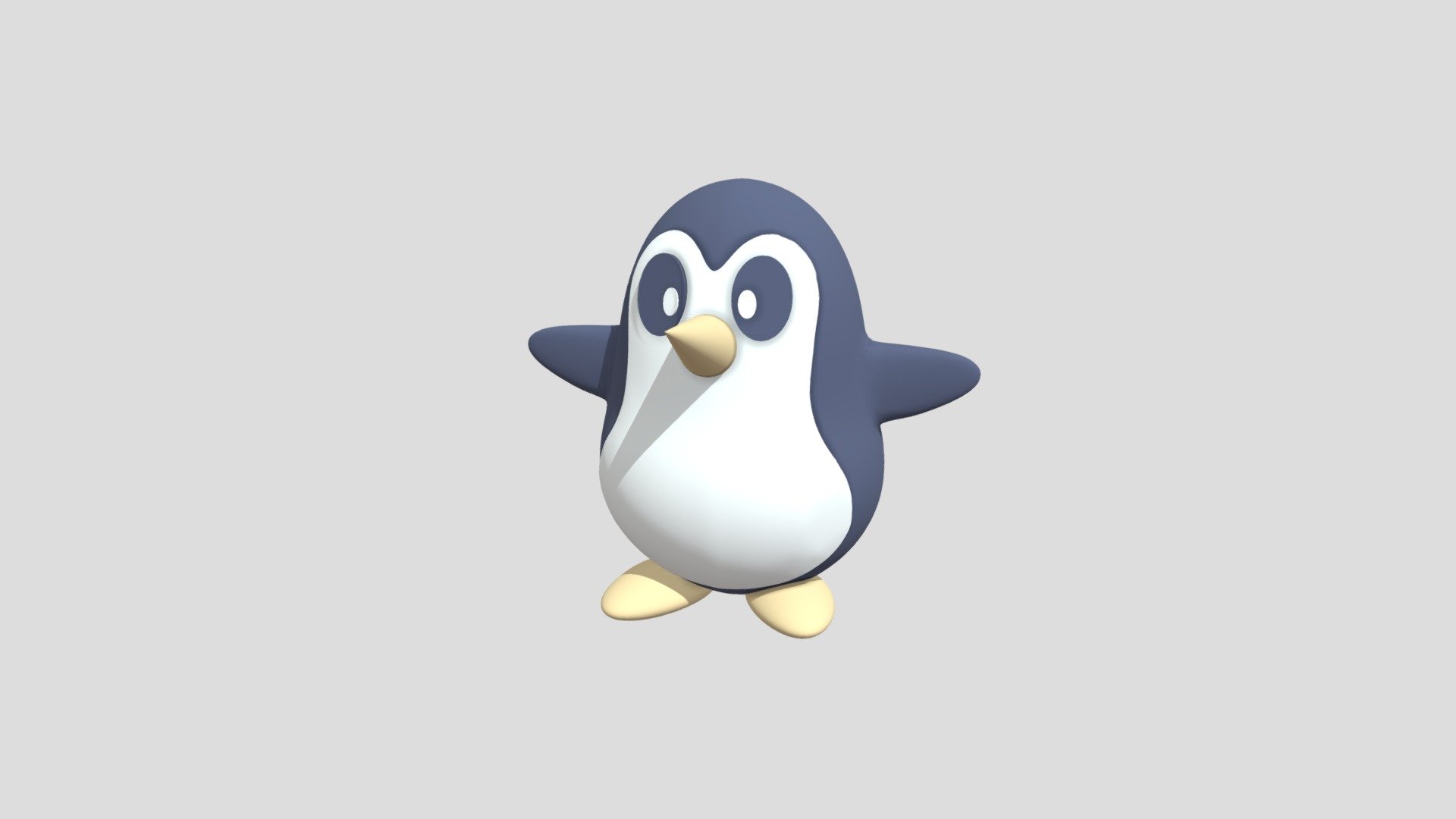 Cute Penguin fully rigged - Download Free 3D model by KiwiRenders ...