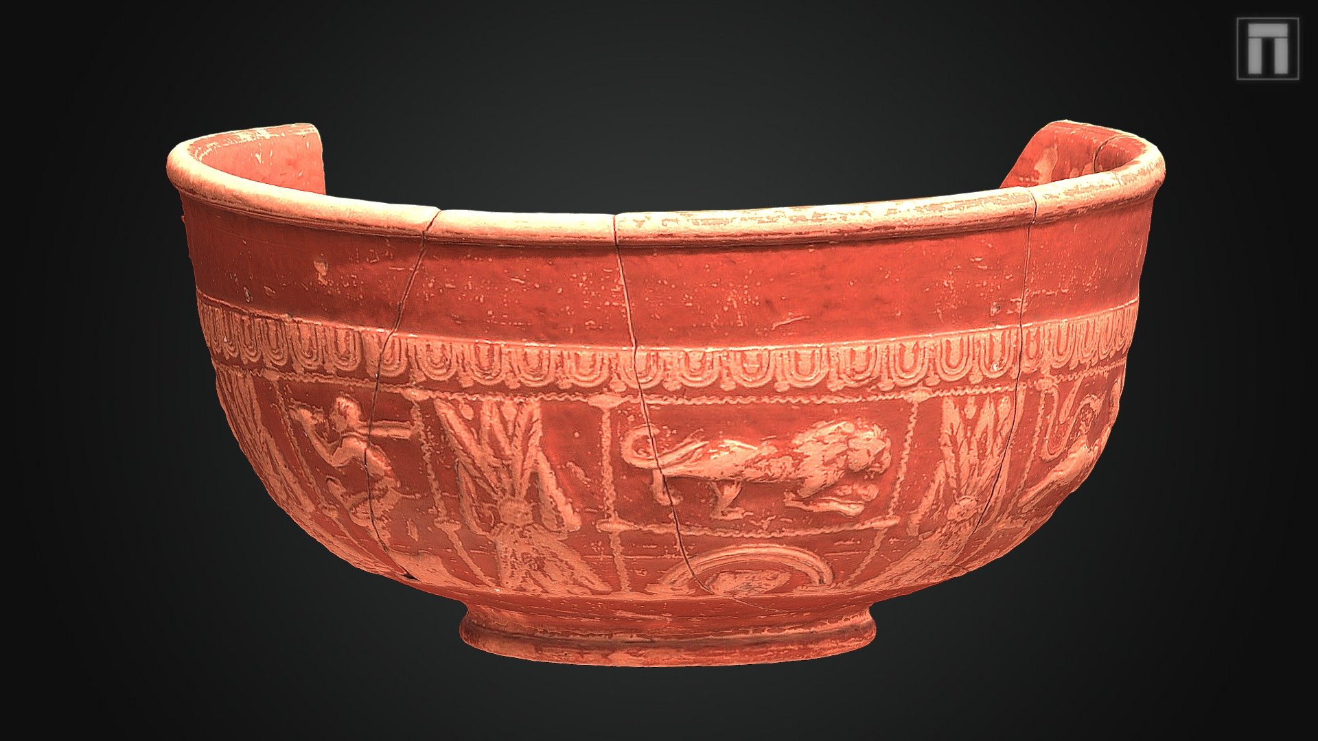 Decorated samian ware, Horton - 3D model by Wessex Archaeology ...
