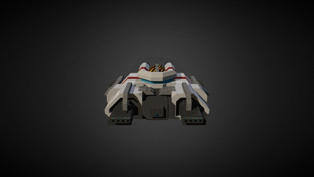 Starmade Brawler Fighter - 3D model by Daeridanii [724973f] - Sketchfab