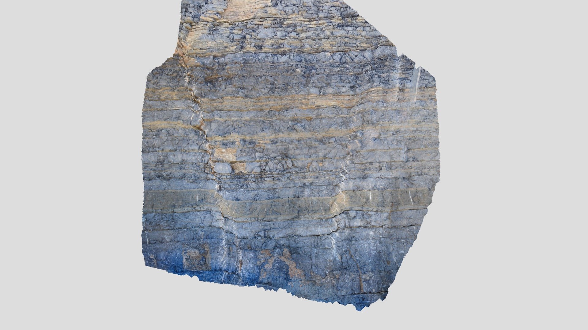 Normal fault system in Jabal Akhdar (Oman) - Download Free 3D model by ...