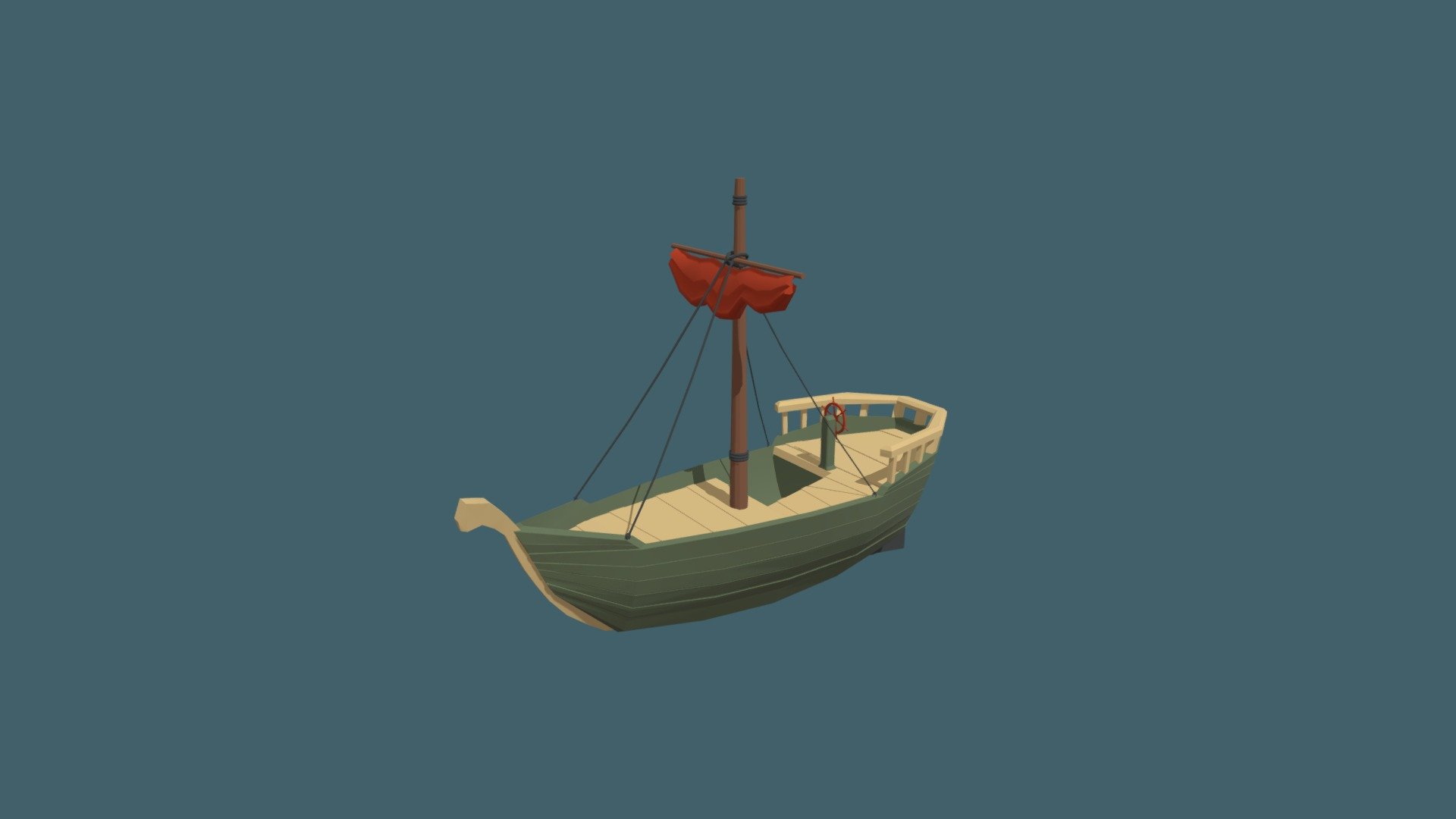 POLYGON Fantasy Ship - 3D model by YP Games (@yp-games) [724e09e ...