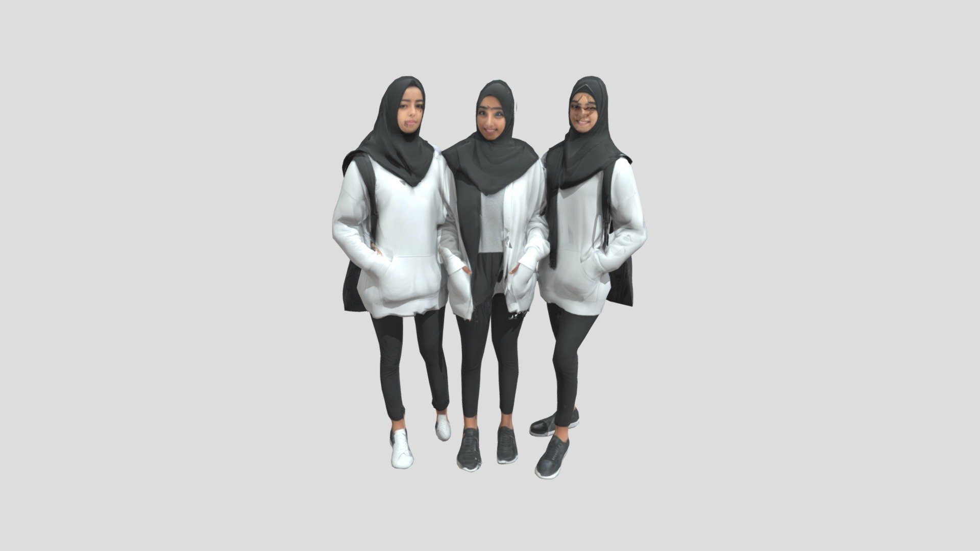 Female_students_weari_0506141359_texture - Download Free 3D model by ...