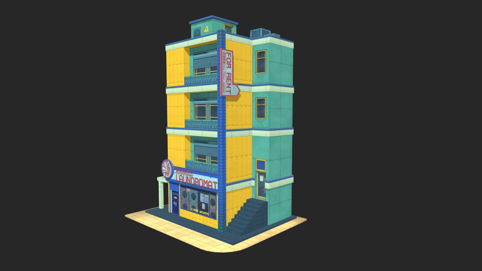 Funk Building - 3D model by saphizzle [725000d] - Sketchfab