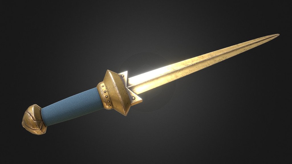 Beyond Skyrim: Morrowind - Dwemer Dagger - 3D model by zunaroath ...